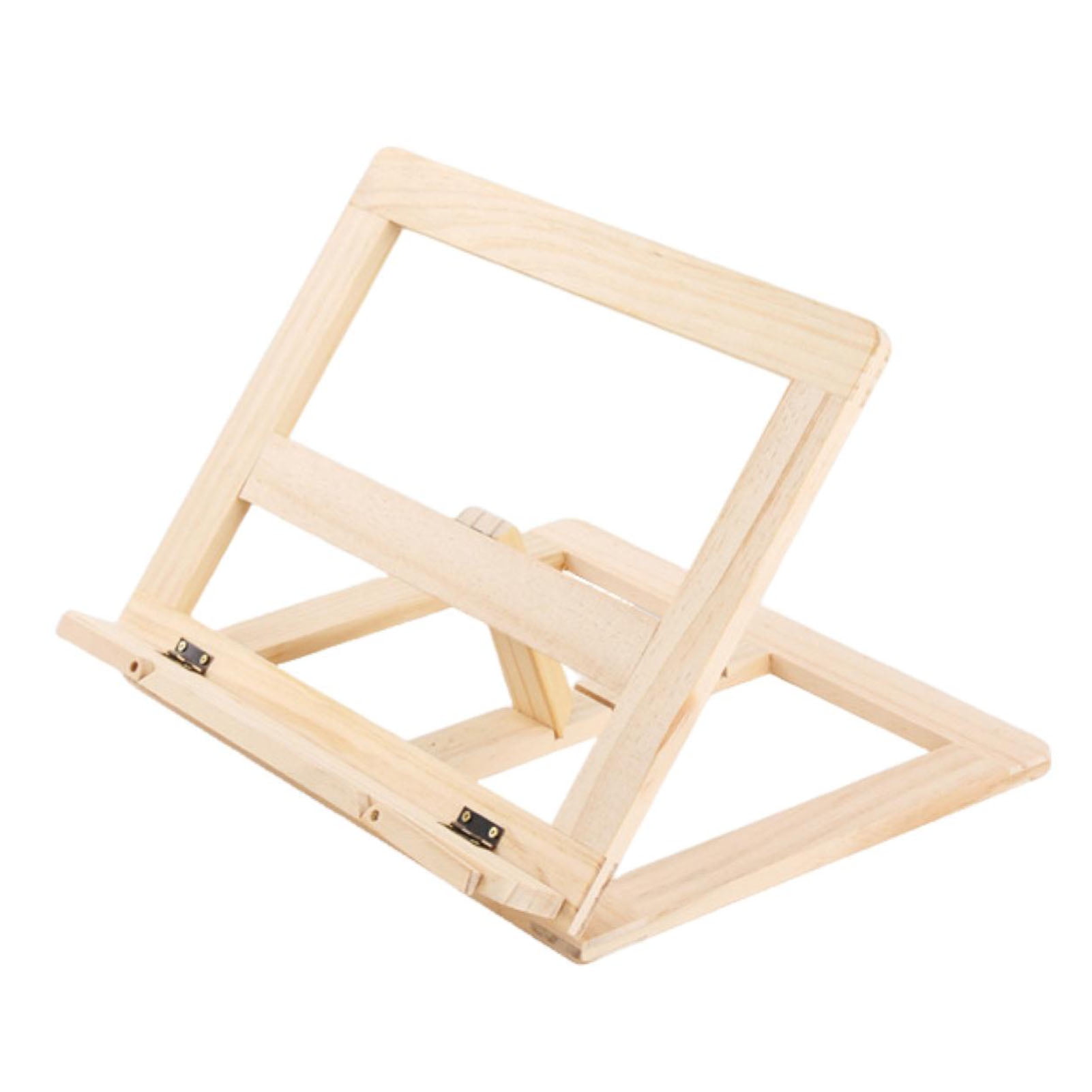 Yesbay Wooden Book Stand Bookshelf Ergonomic Reading Rack for Laptops ...