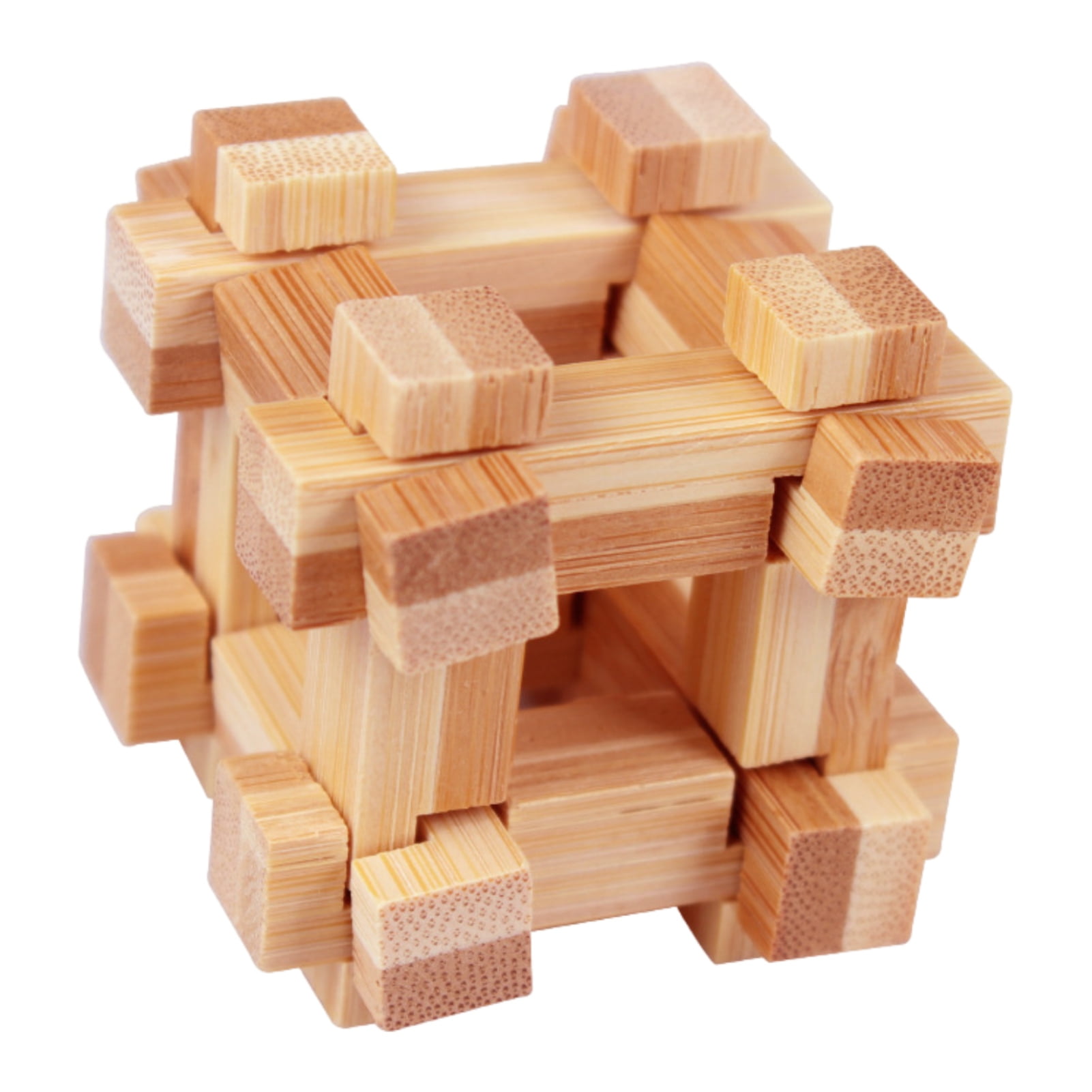 Yesbay Wooden Brain Teaser Puzzle Toy Logic Training Luban Kong Ming ...