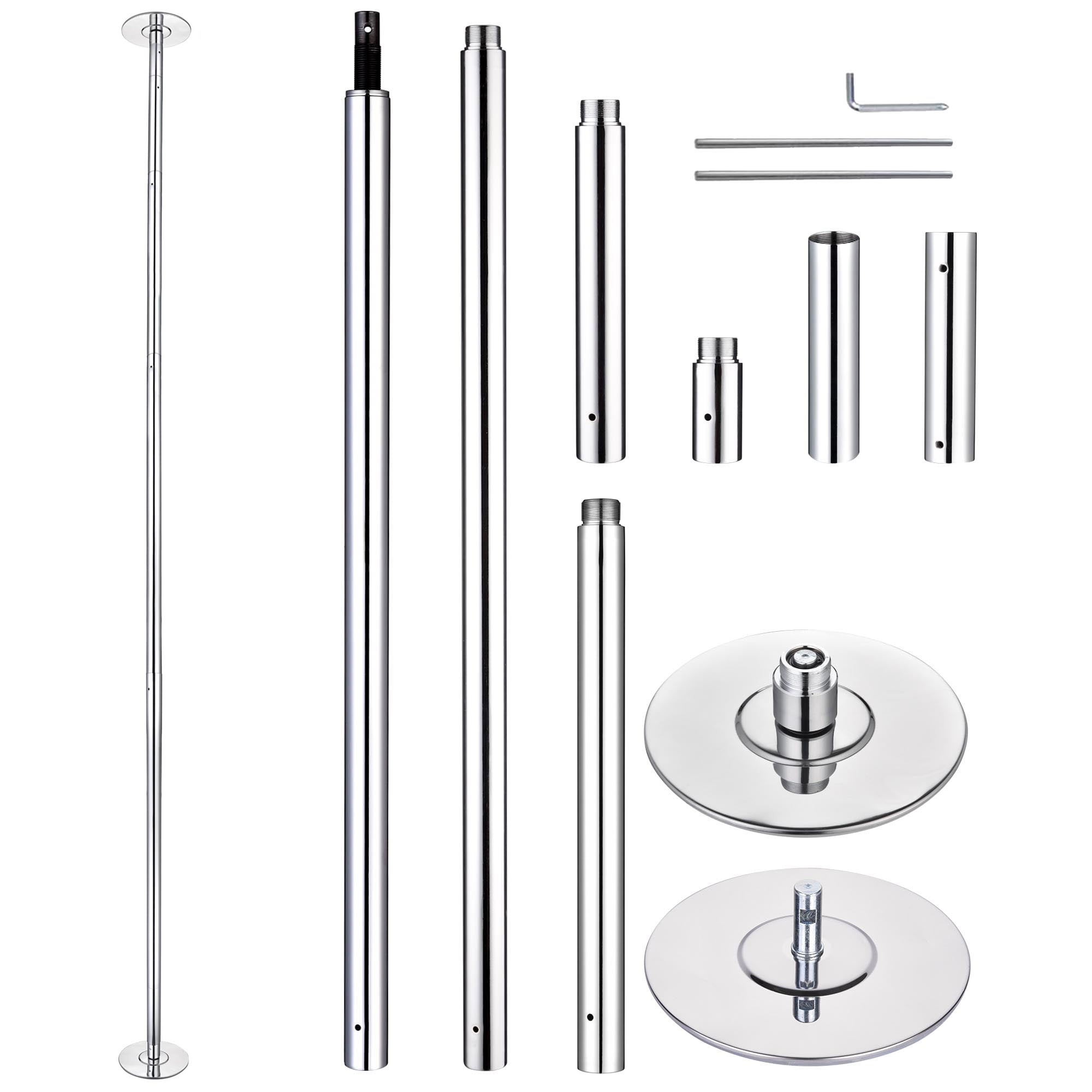 Yescom 10.3FT Professional Stripper Pole Static Spinning Dancing Pole ...