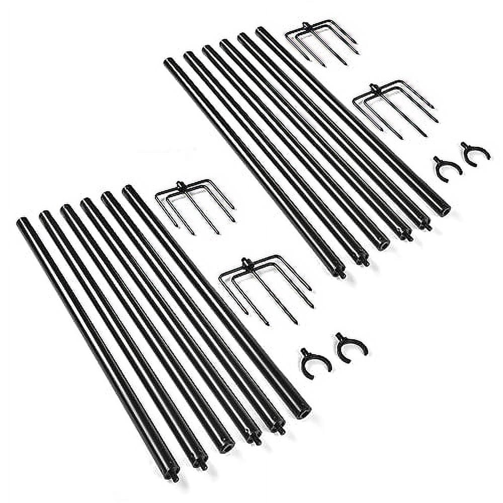Yescom 10 Ft String Light Pole Outdoor Metal Pole Aluminum Patio ...