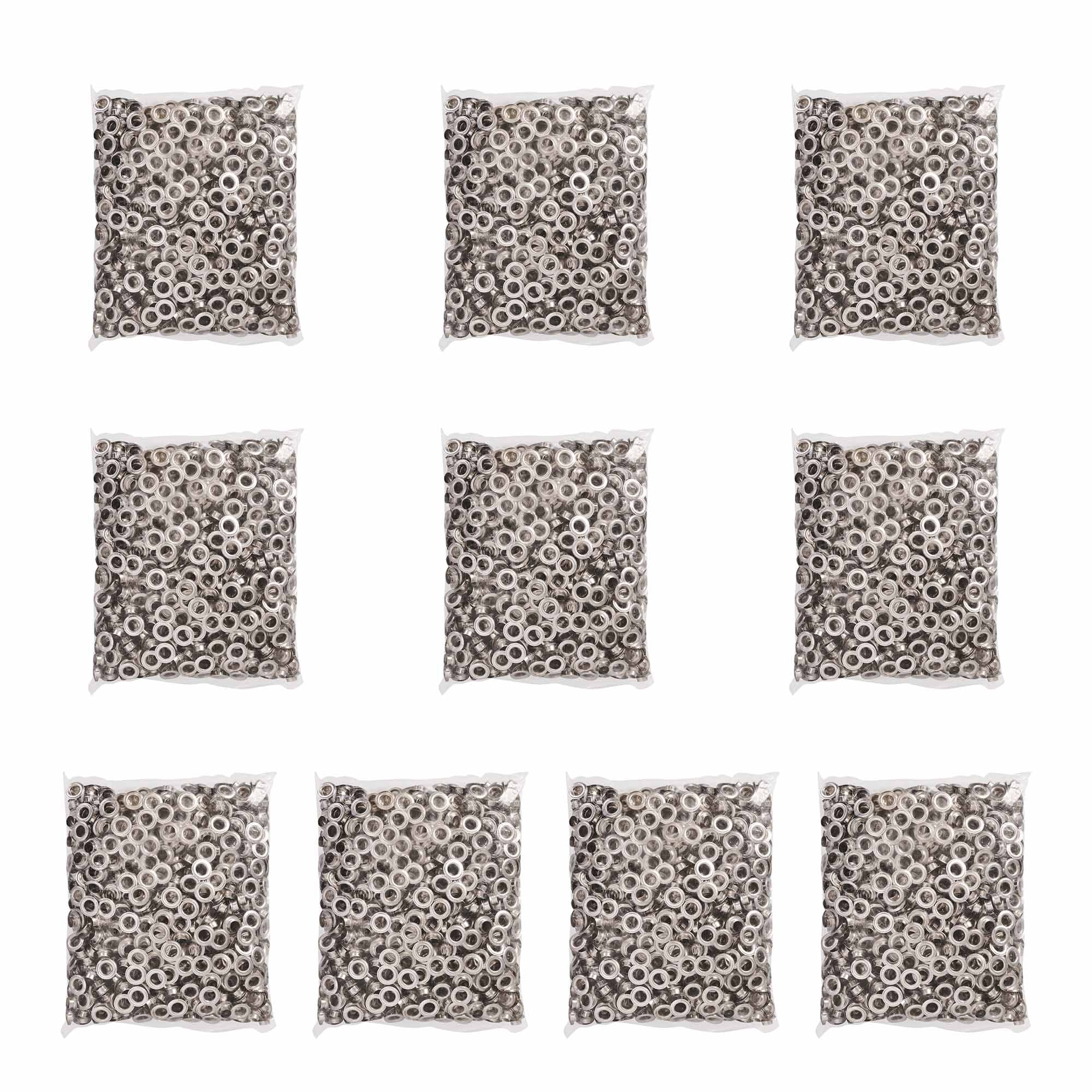 Yescom 10000 pcs Grommet Kit 3/8 inch Size #2 Eyelets and Washers ...