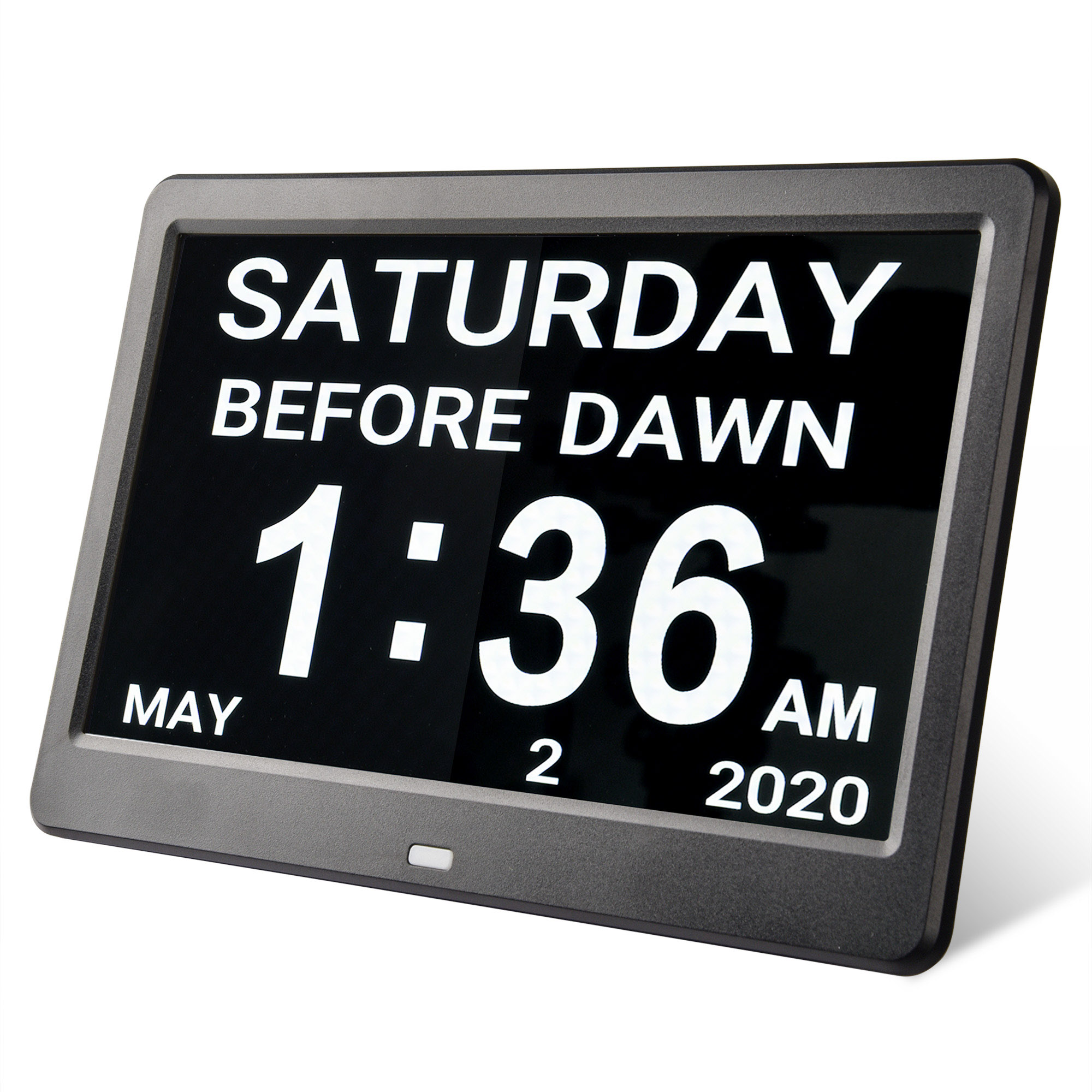 Polaroid Black Desktop Digital Clock with 12/24 Hour Display, Indoor ...