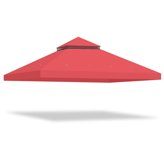 Yescom 10x10 Ft 2-Tier Canopy Top Replacement for Petpvilit Gazebo ...