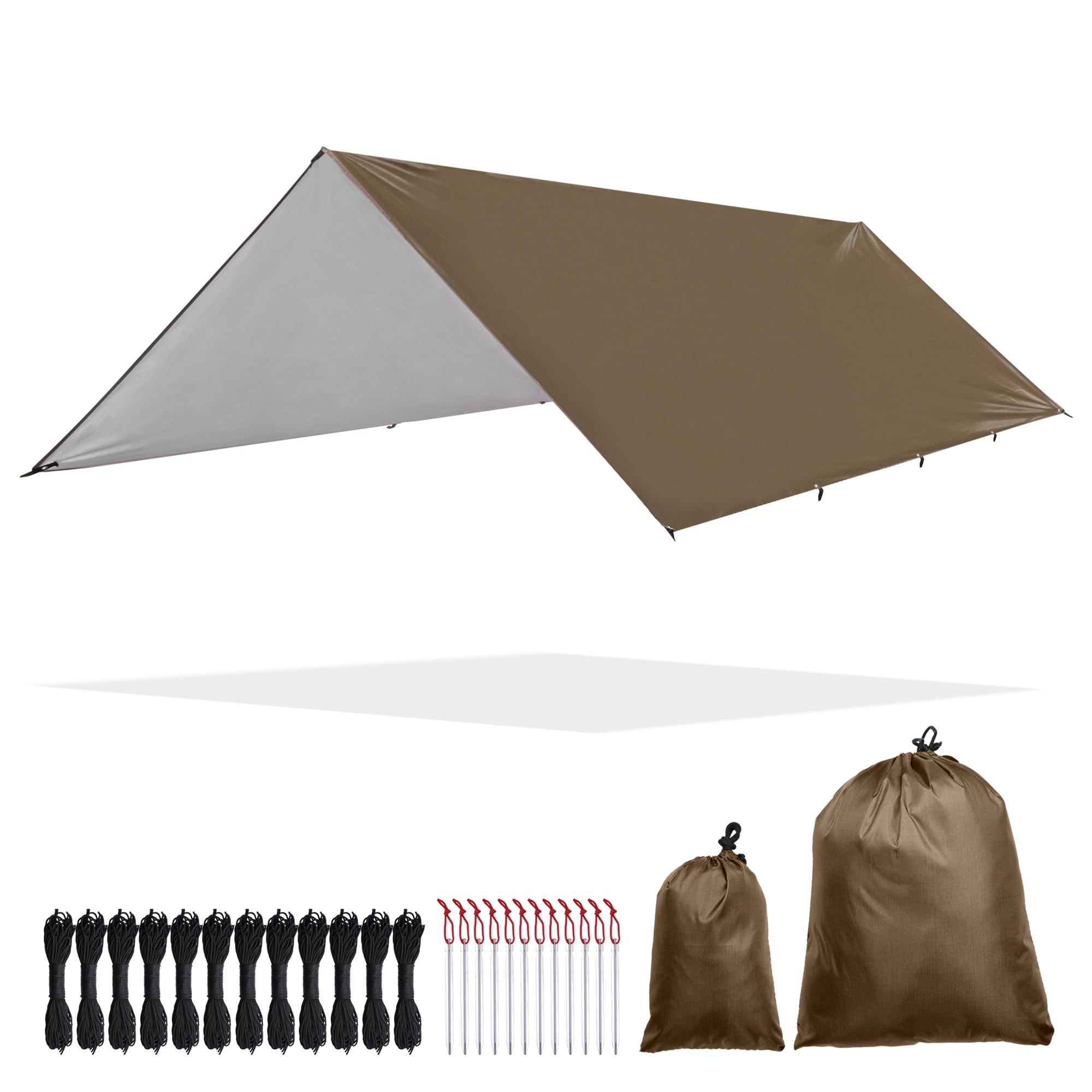 Yescom 10x13FT Camping Tent Tarp Hammock Rain Fly Waterproof Hiking ...