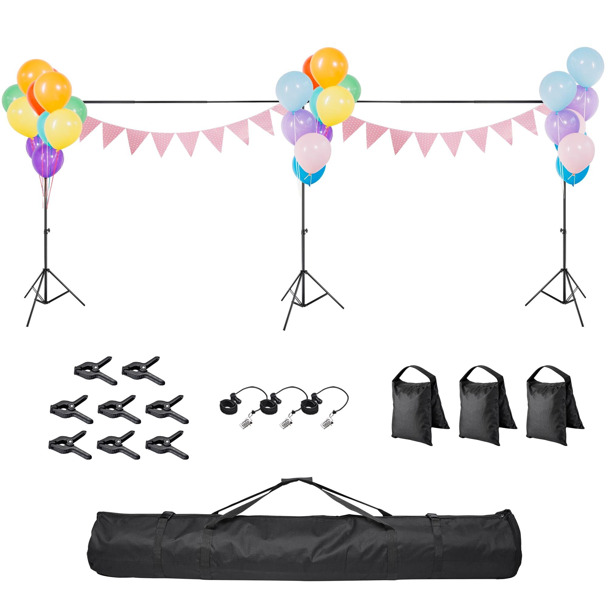 Yescom 10x20 Ft Photo Backdrop Stand Kit Tripod Adjustable Background ...