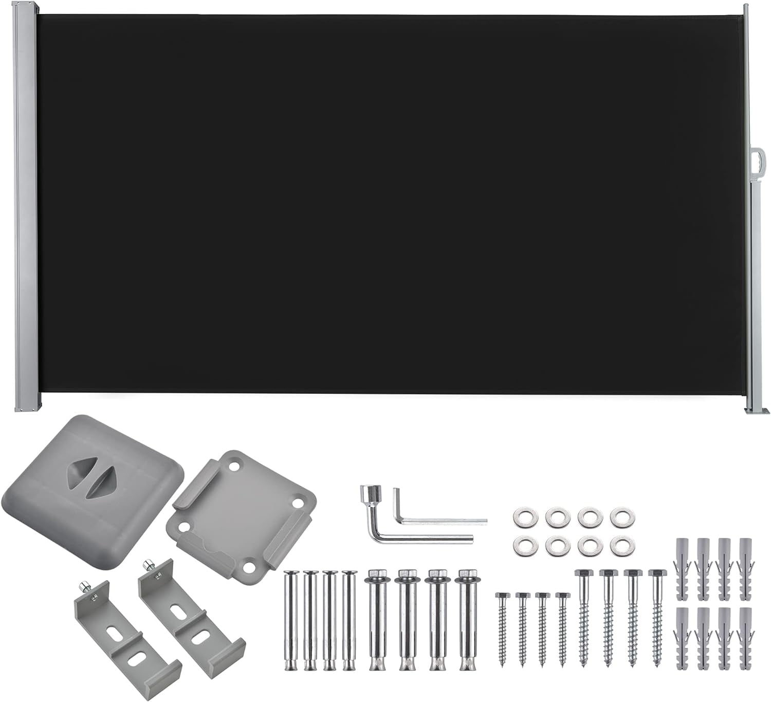 Yescom 120x63 Retractable Side Awning Deck Patio Outdoor Water ...