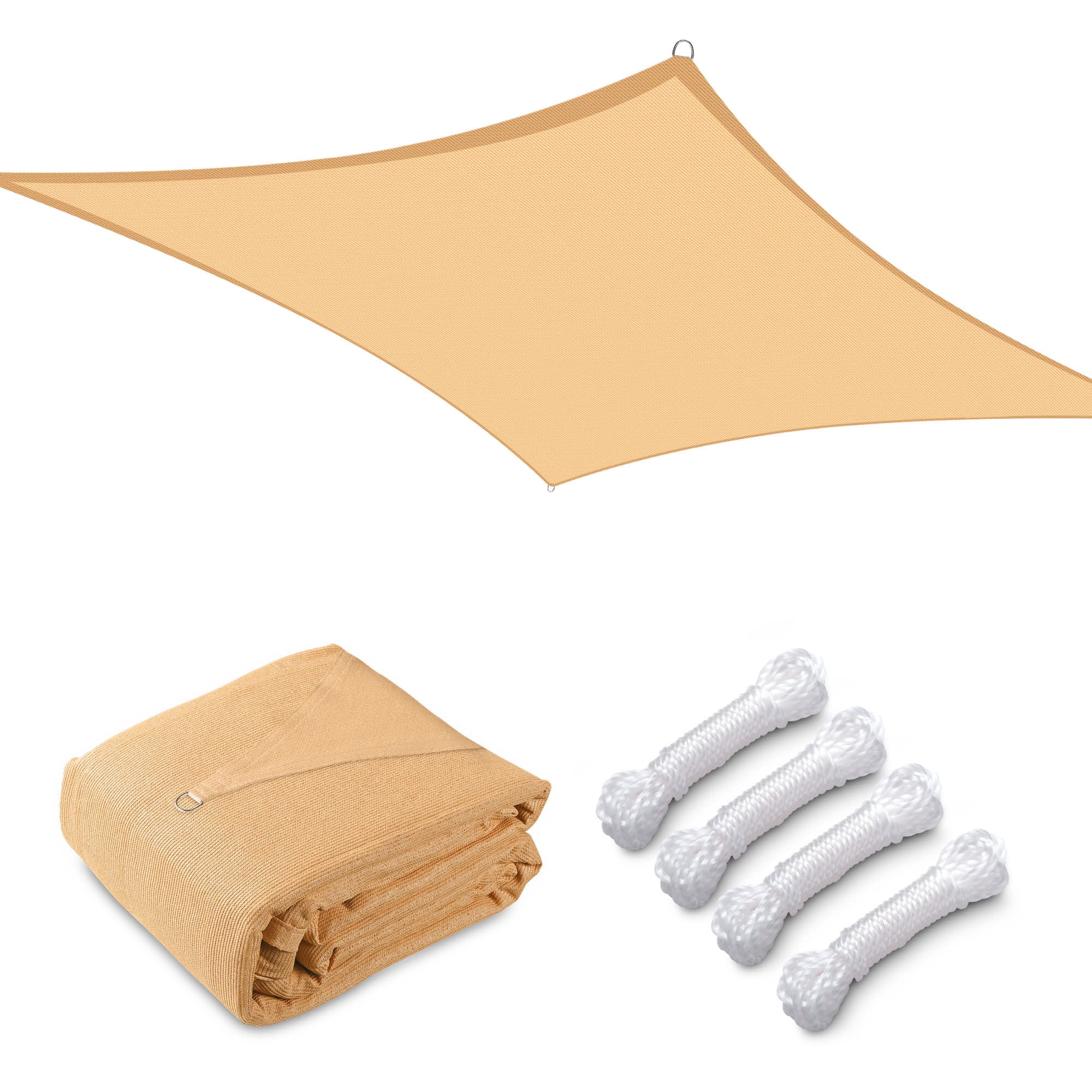 Yescom 19x13Ft 97% UV Block Rectangle Sun Shade Sail Outdoor Patio Pool ...