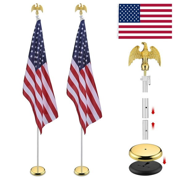 Indoor Us Flag Stand