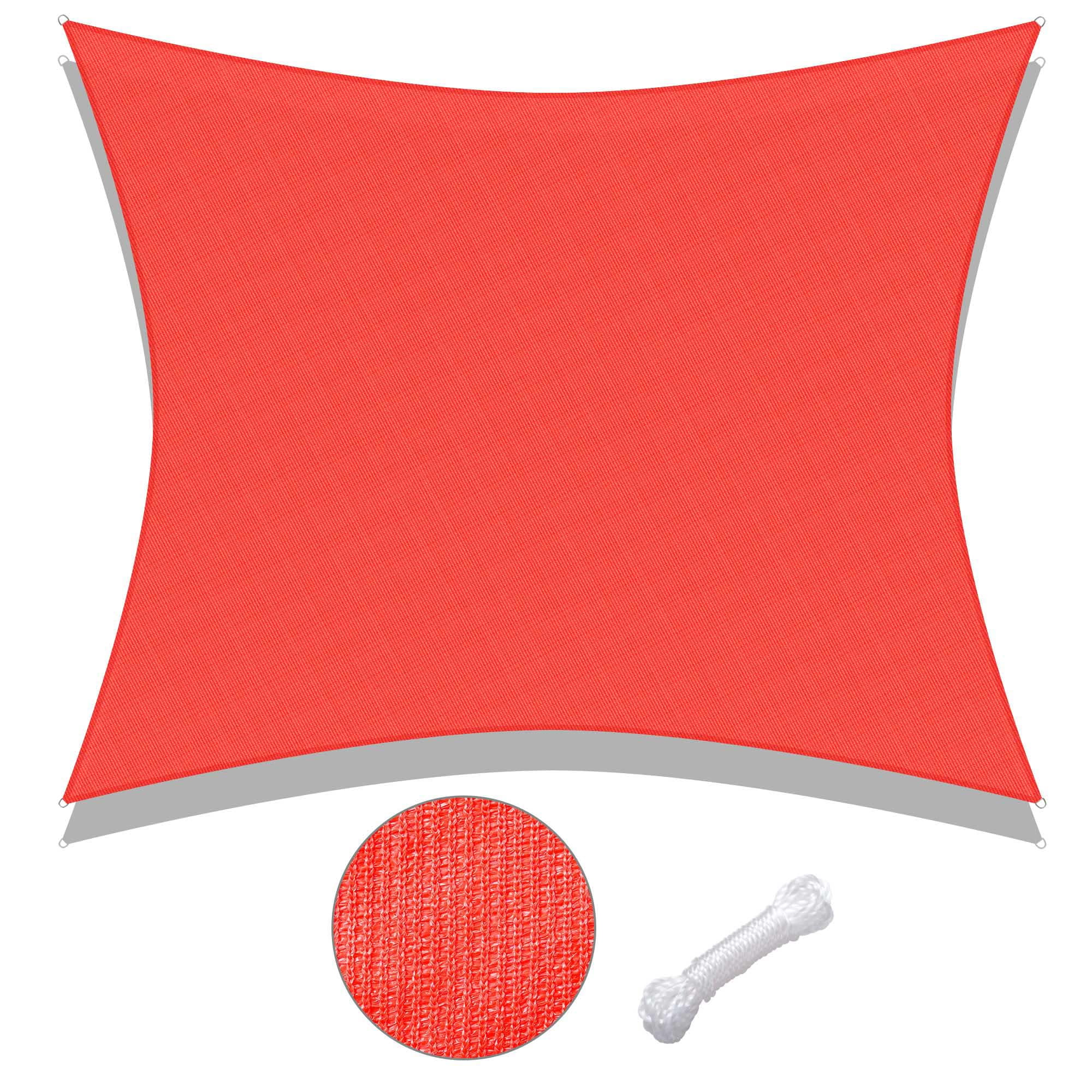 Yescom 20x16Ft 97% UV Block Rectangle Sun Shade Sail Outdoor Patio Pool ...