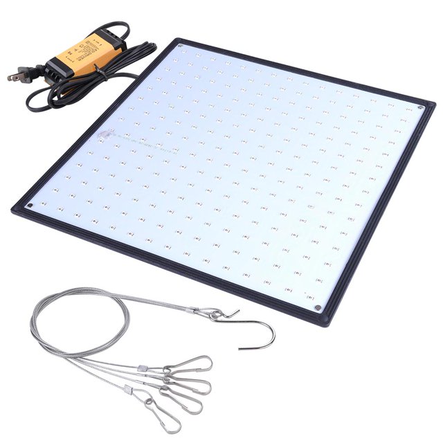 Yescom 225 Blue LEDs Grow Light Ultrathin Panel Hydroponics Indoor ...