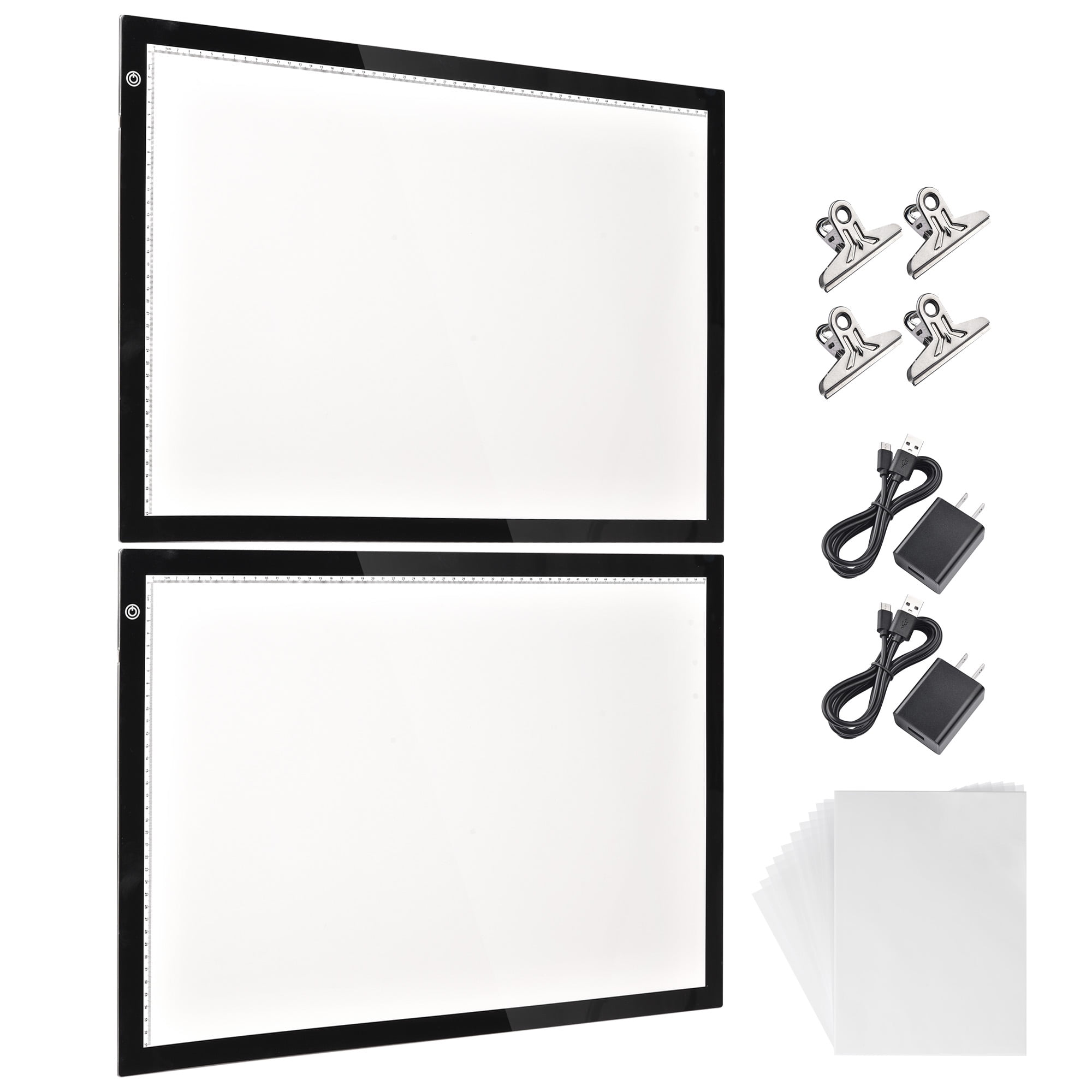 Yescom 23"x16" A2 LED Light Box Copy Pad Tracing Drawing Board Dimming ...