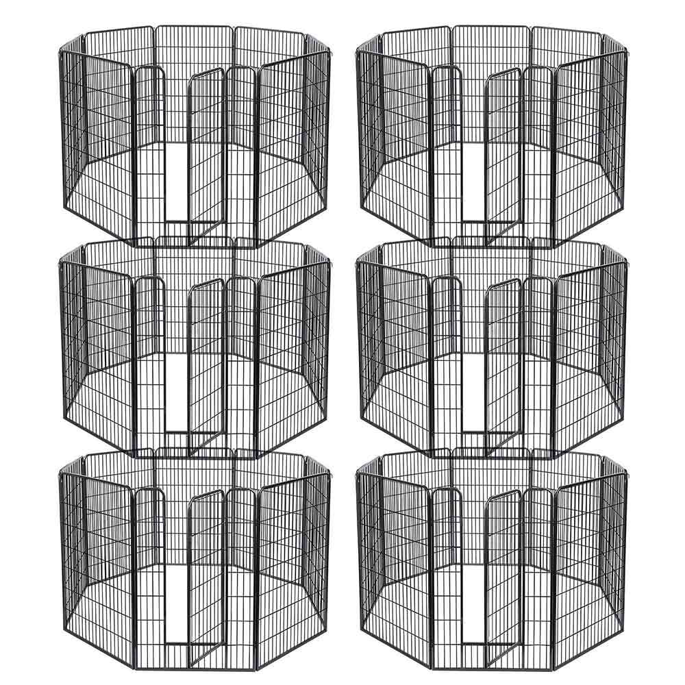 Yescom 28"x47" Metal Pet Playpen 48 Panel Heavy Duty Dog Indoor Outdoor ...