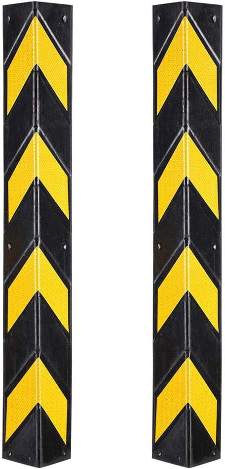 Yescom 31" Reflective Corner Guard Wall Corner Protector with Yellow ...