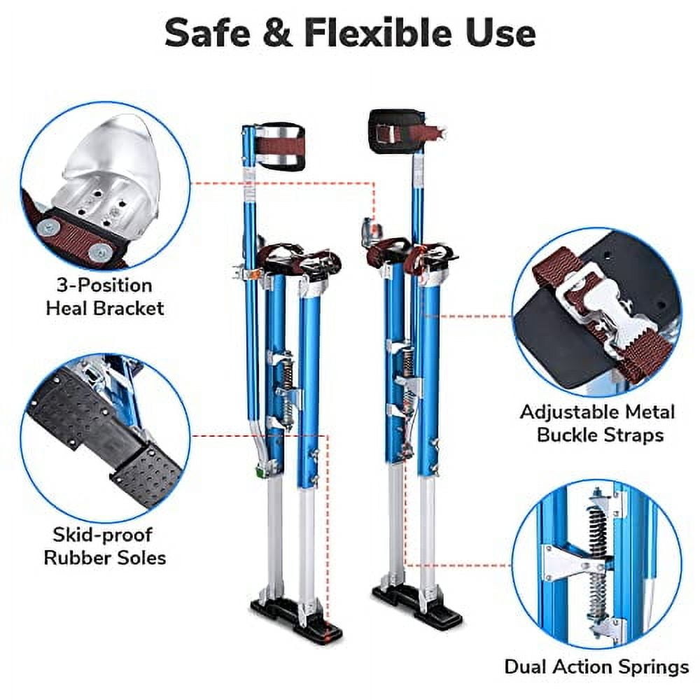 Yescom 36"-50" Drywall Stilts Adjustable Aluminum Painting Tool ...