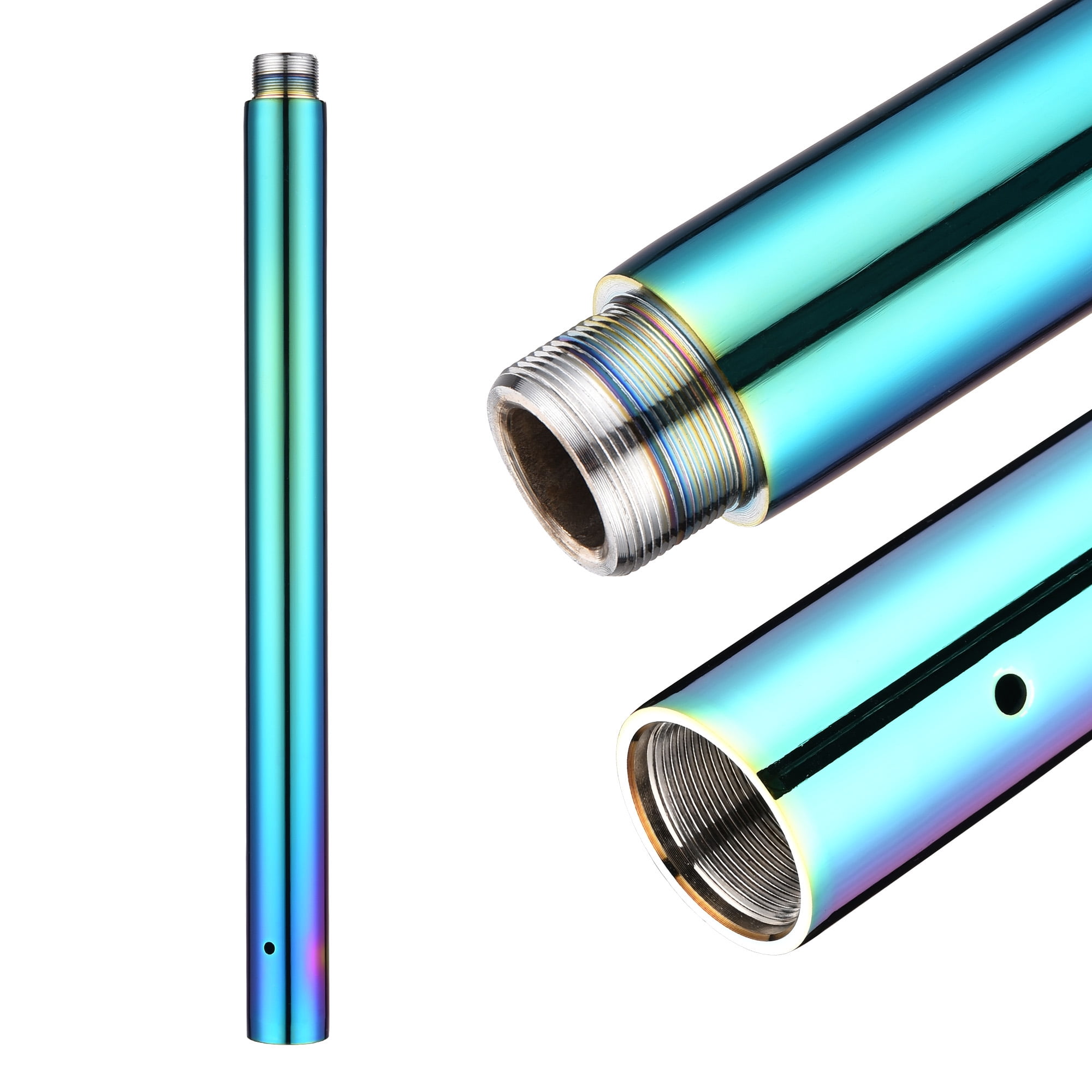 Yescom 500 mm New Chrome Dancing Pole Extension for 45 mm Professional ...