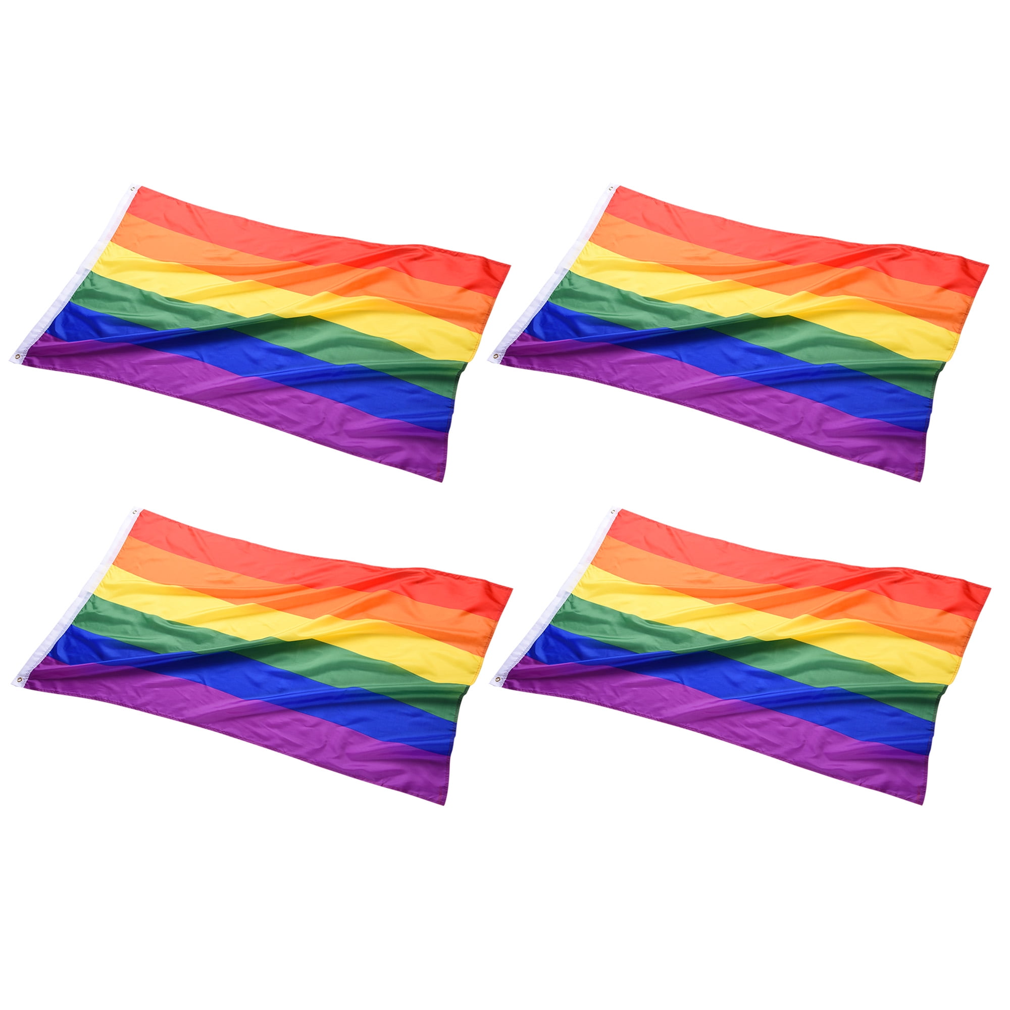 Yescom 5x3 Ft Rainbow Flag Gay Pride Lesbian Lgbt Banner Polyester With