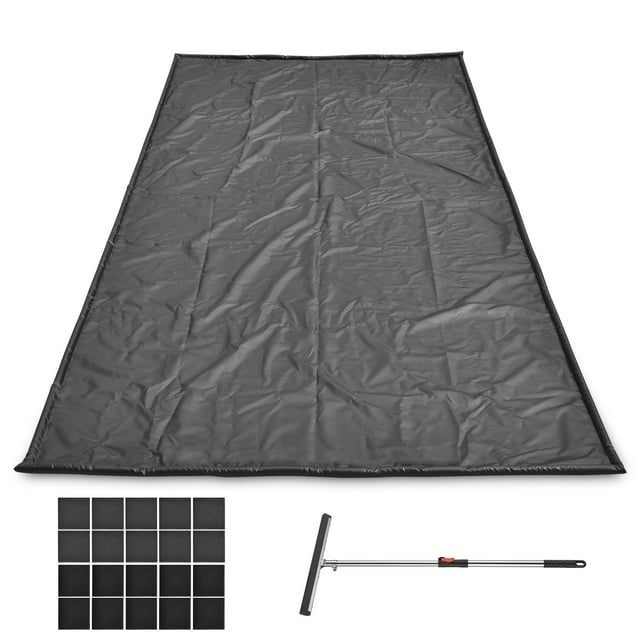 "Yescom Waterproof 7'9""x16' Garage Mat, SUV, Car Containment for Snow ...