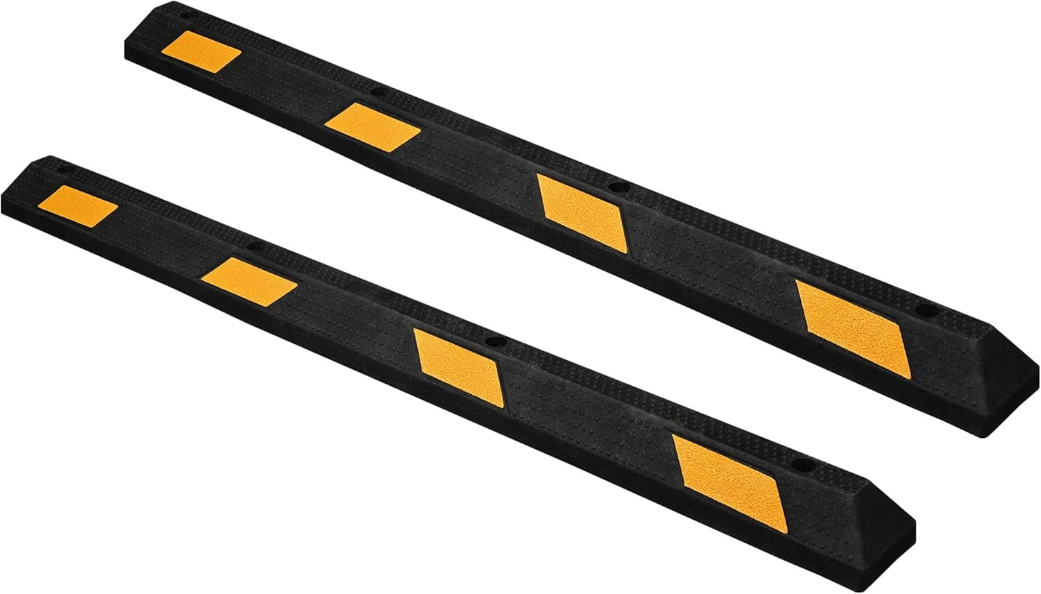 Yescom 71" Premium Rubber Parking Block Garage Driveway Floor Stopper ...