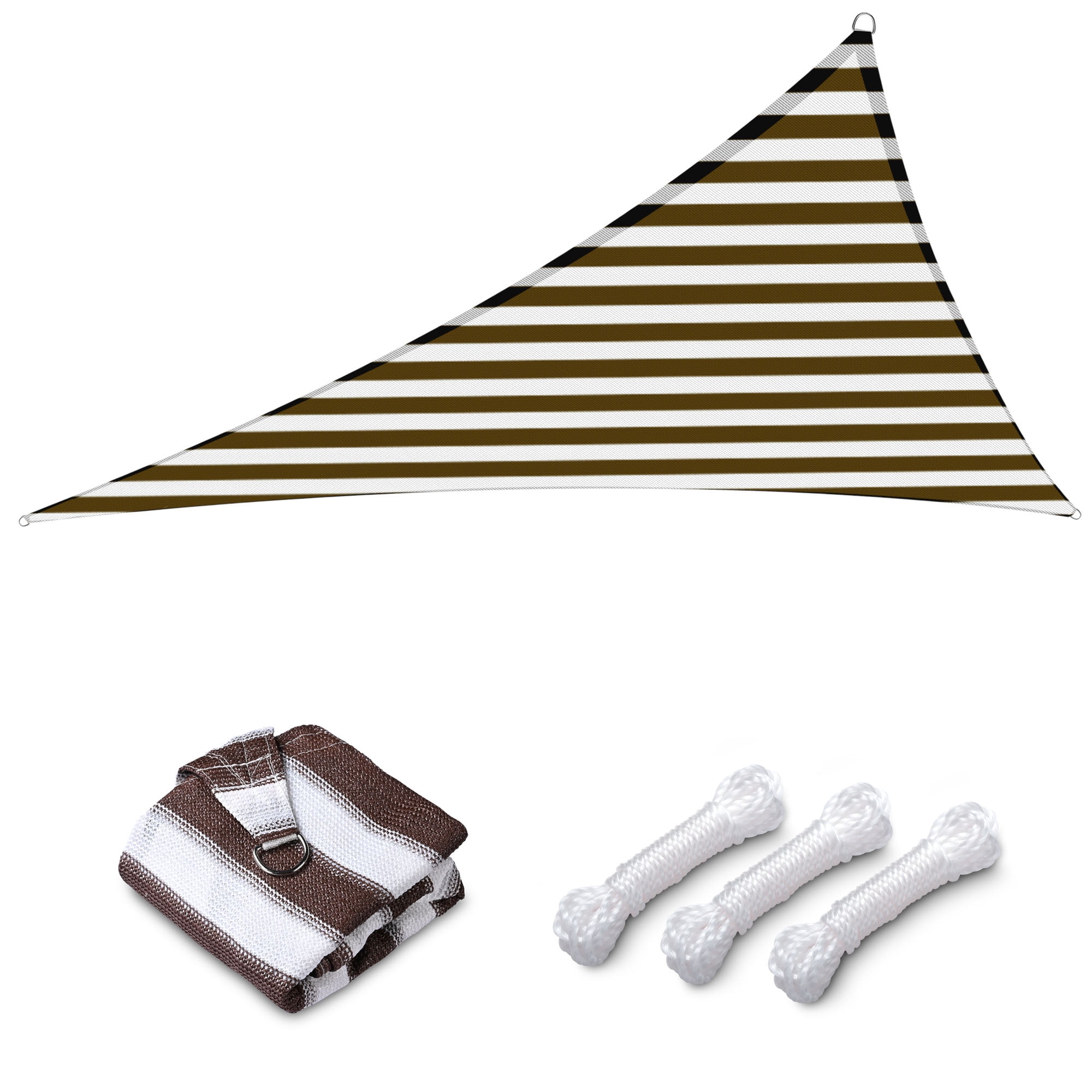 Yescom 7FT 97% UV Block Triangle Sun Shade Sail Decor Patio Pool Garden ...