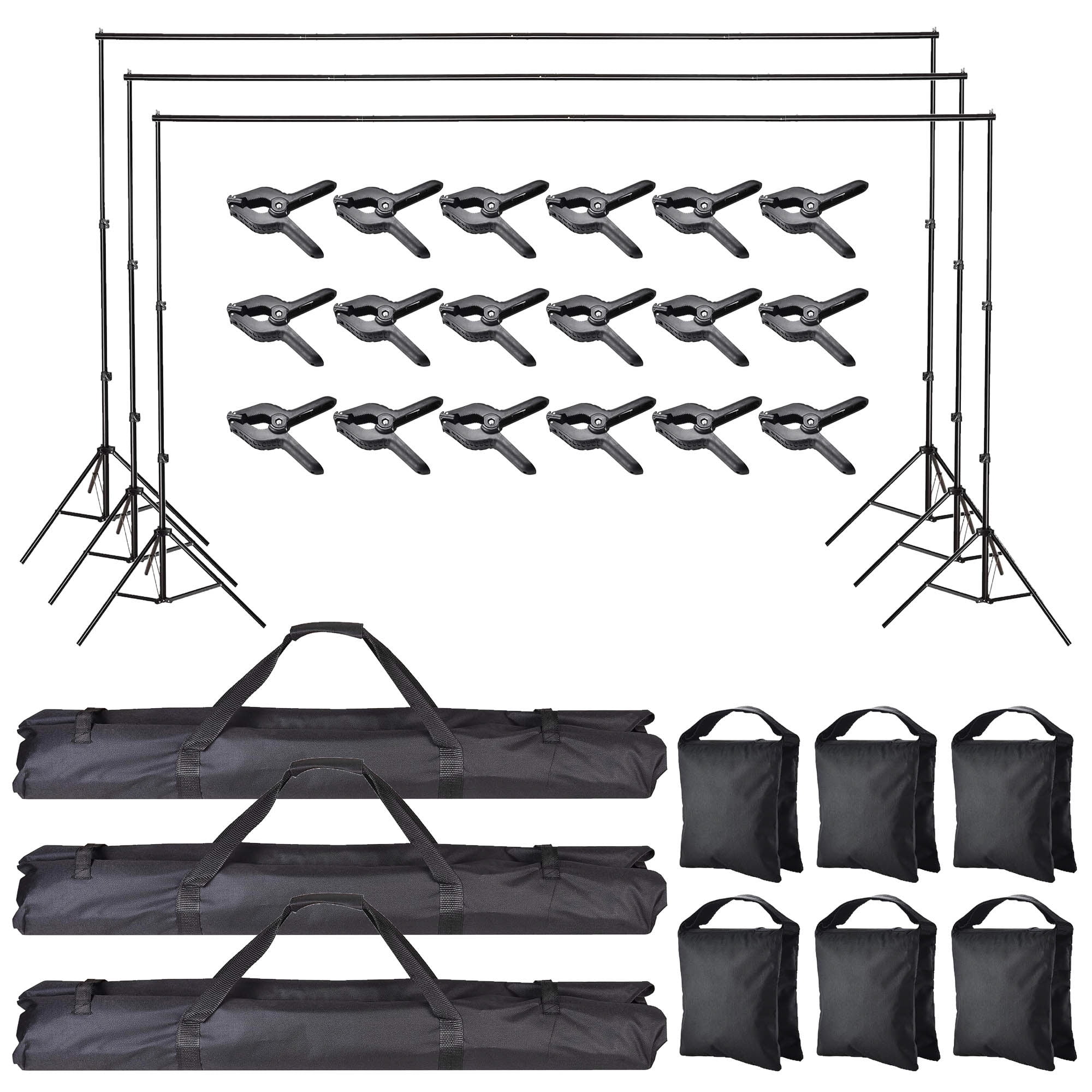 Yescom 7x10 Ft Photography Background Backdrop Support Stand Kit For ...