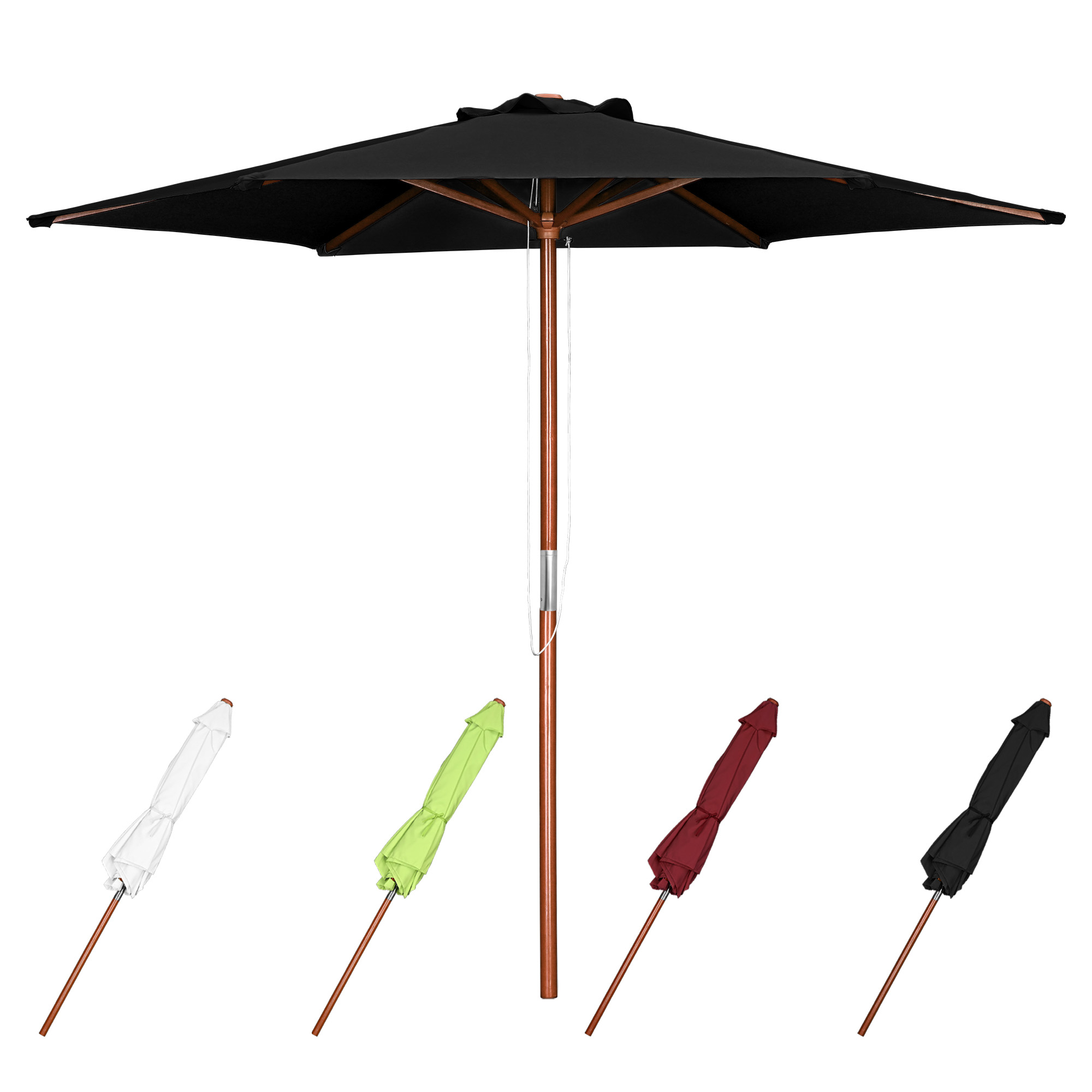 California Umbrella 11' Allure Series Patio Umbrella With Stainless ...