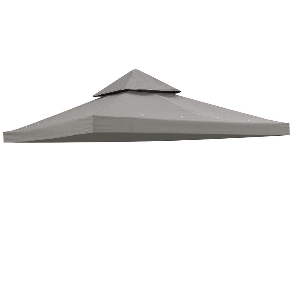 Garden Winds Replacement Canopy Top for Allen Roth Two Tiered Umbrella ...
