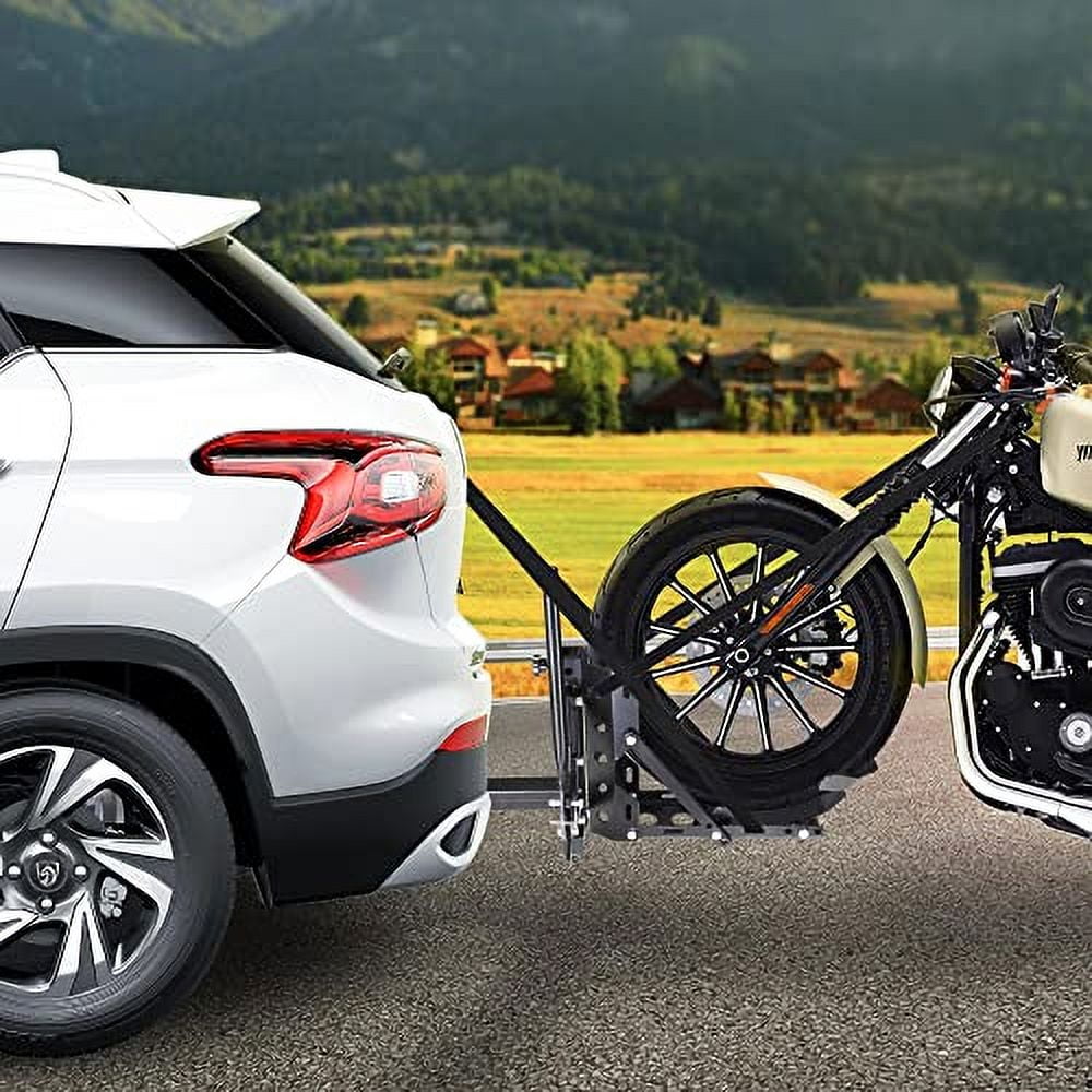 Yescom 800lb Motorcycle Trailer Hitch 2" Tow Receiver Scooter Carrier ...