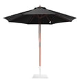 Yescom 9FT Solid Wood Patio Umbrella with Base Included Stand for ...
