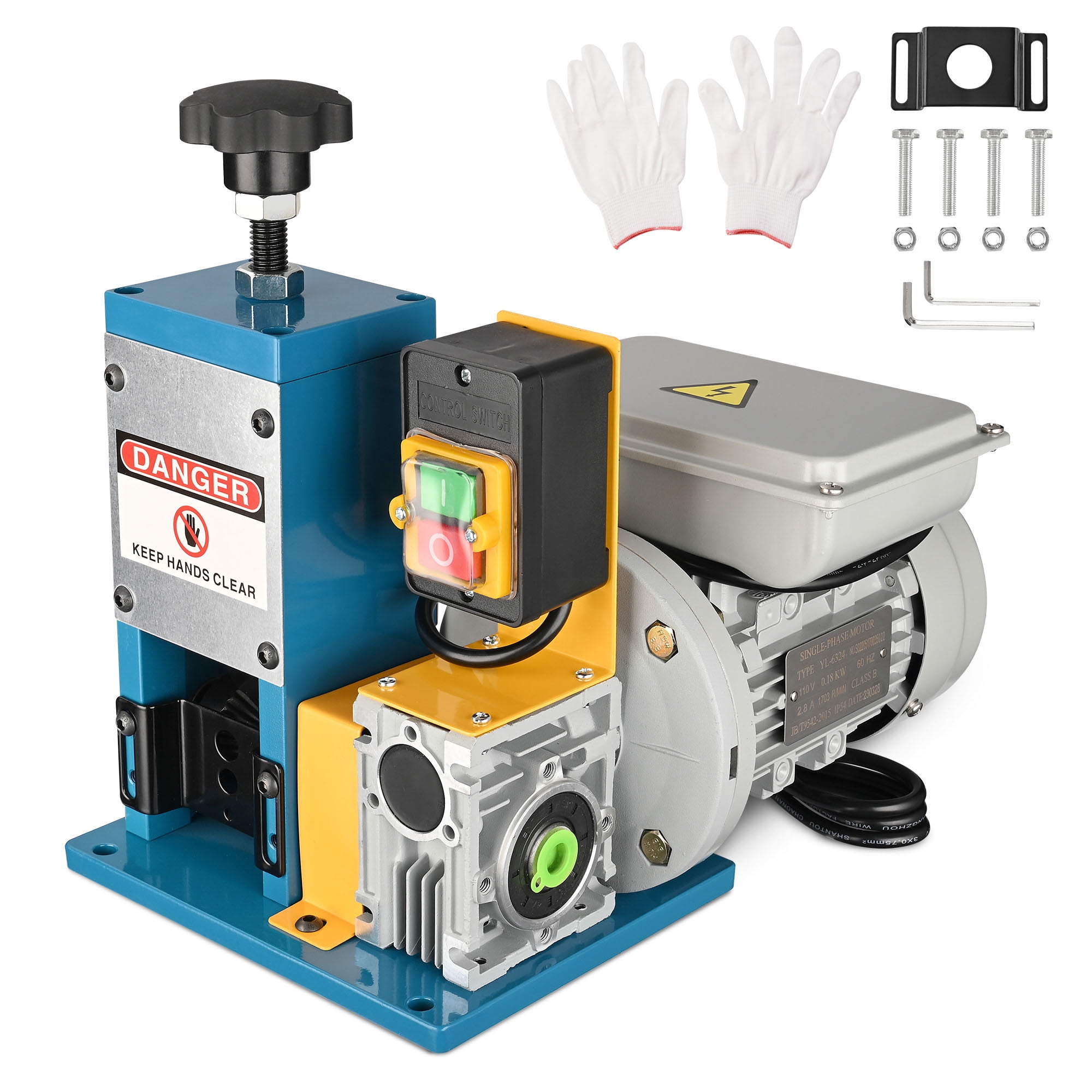 "Yescom - Motorized Electric Cable Wire Stripper Machine, 0.06-1"" for ...