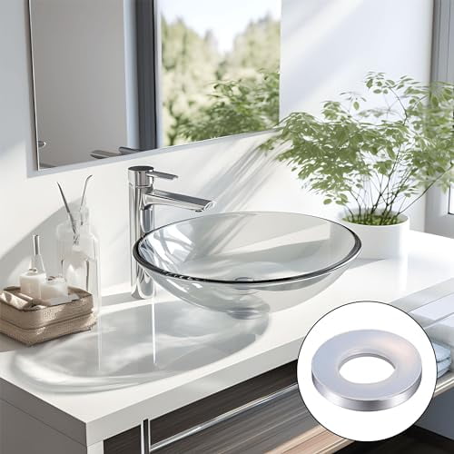 Yescom Bathroom Sink Mounting Ring Chrome Plating for Home Countertop ...