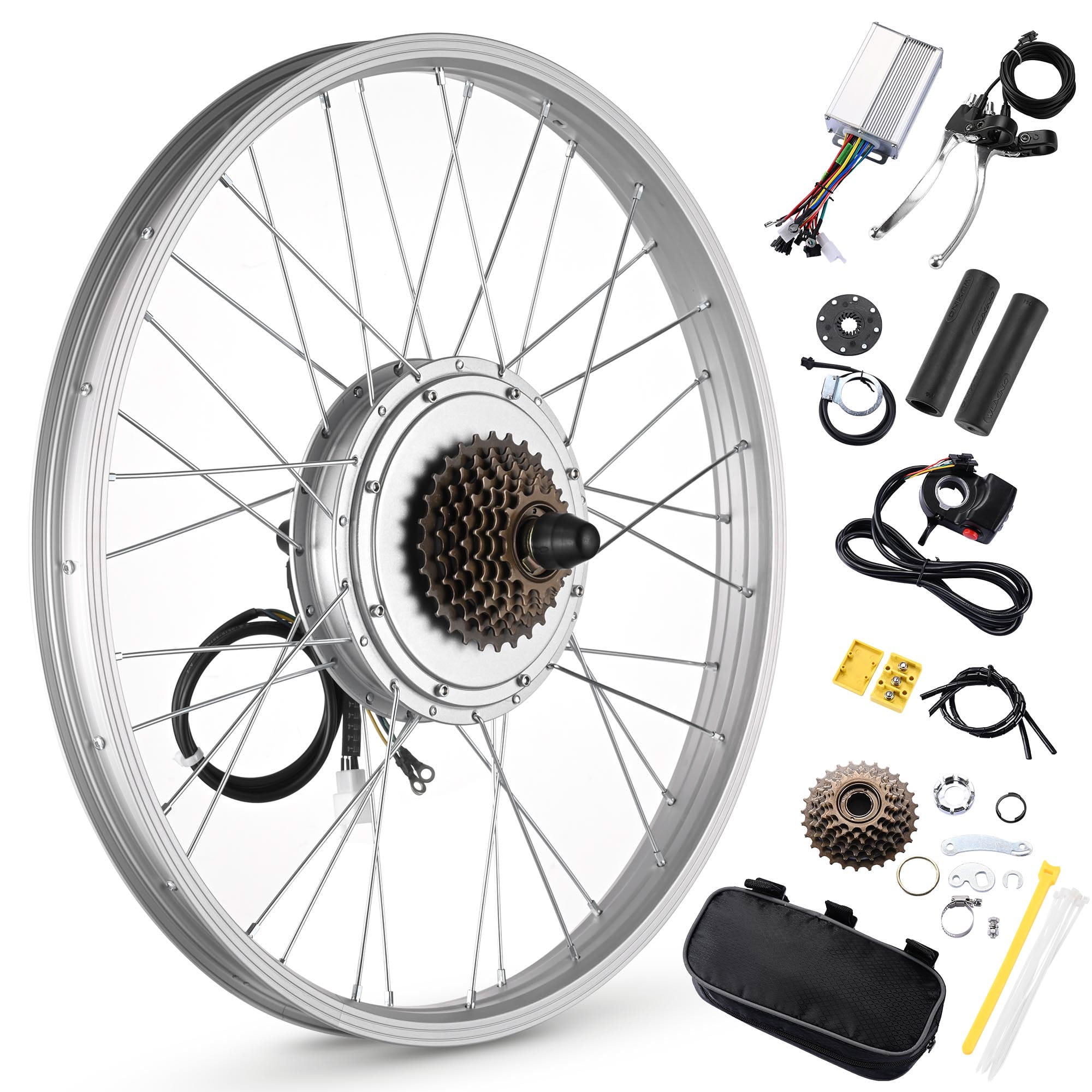 Yescom Electric Bicycle Motor Conversion Kit for 24" 750W 36V E-bike ...