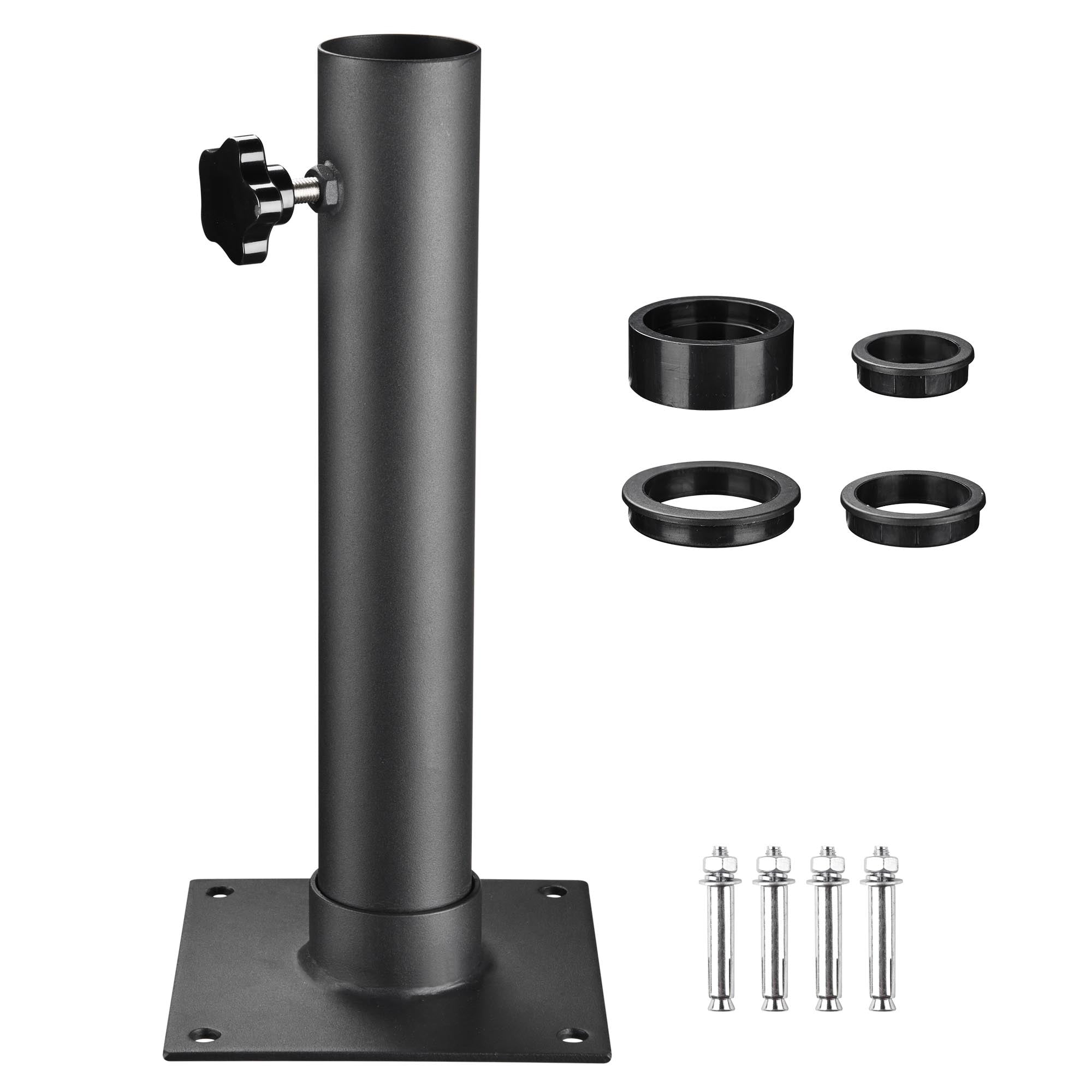 Yescom Flagpole Base Dock Deck Mount Windsock Base Umbrella Stand ...