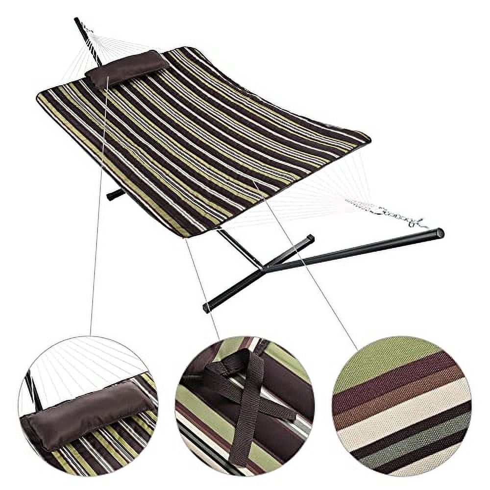 Yescom Hammock with Stand for 2 Person 500Lbs Pillow Carrying Case ...