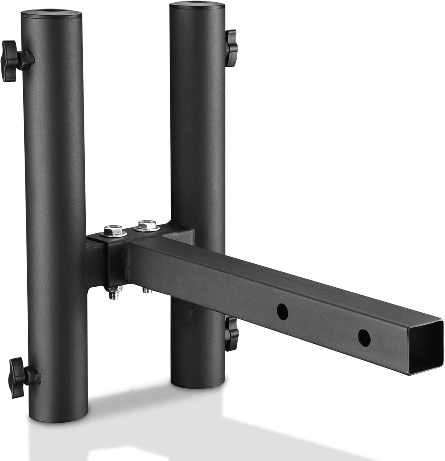 Yescom Hitch Mount Bracket Holder for Dual Flag Pole 1 9/16" Receivers ...
