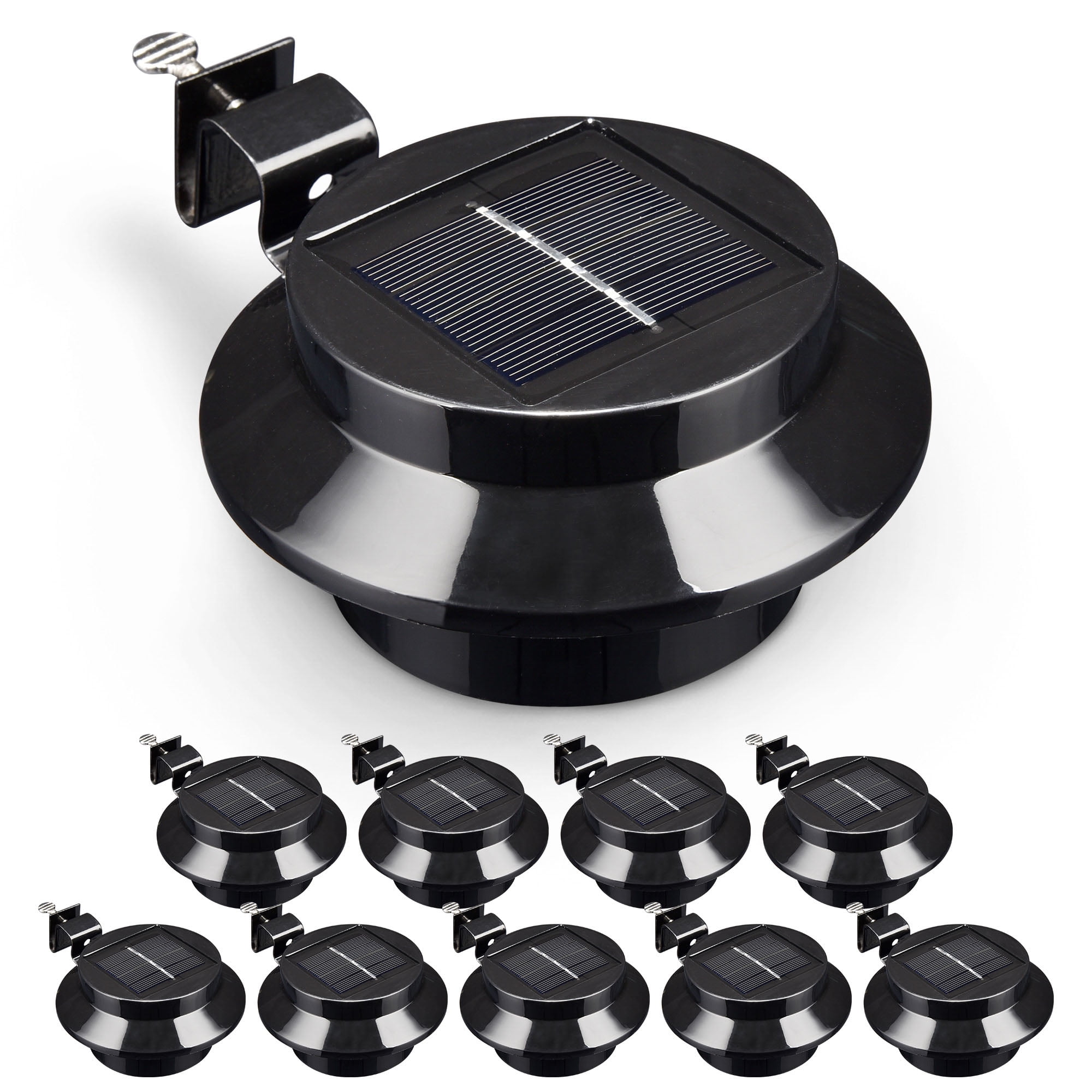 Yescom LED Solar Sensor Outdoor Gutter Lights, Waterproof, Energy ...