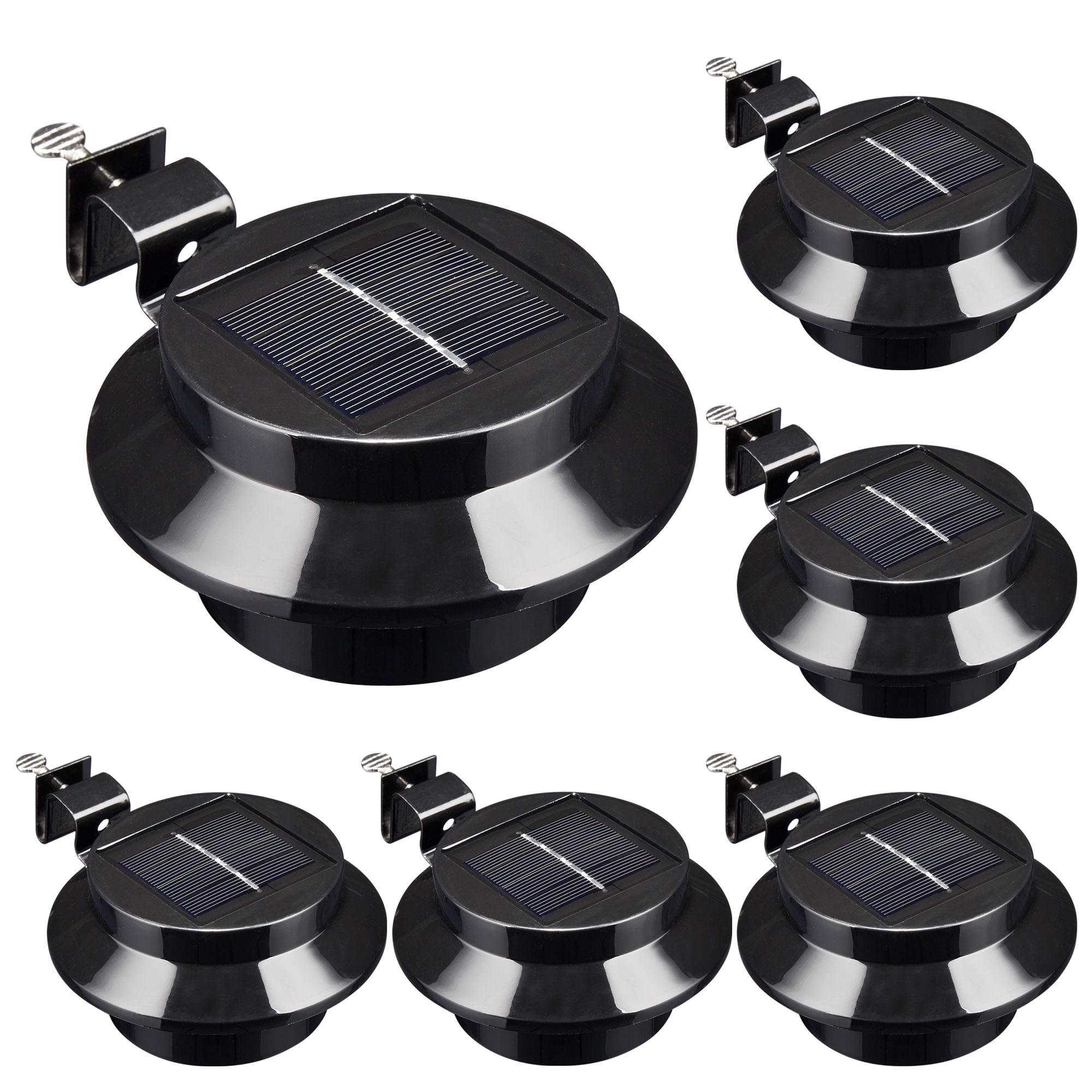 Yescom LED Solar Gutter Outdoor Wall Light Security Waterproof Garden ...