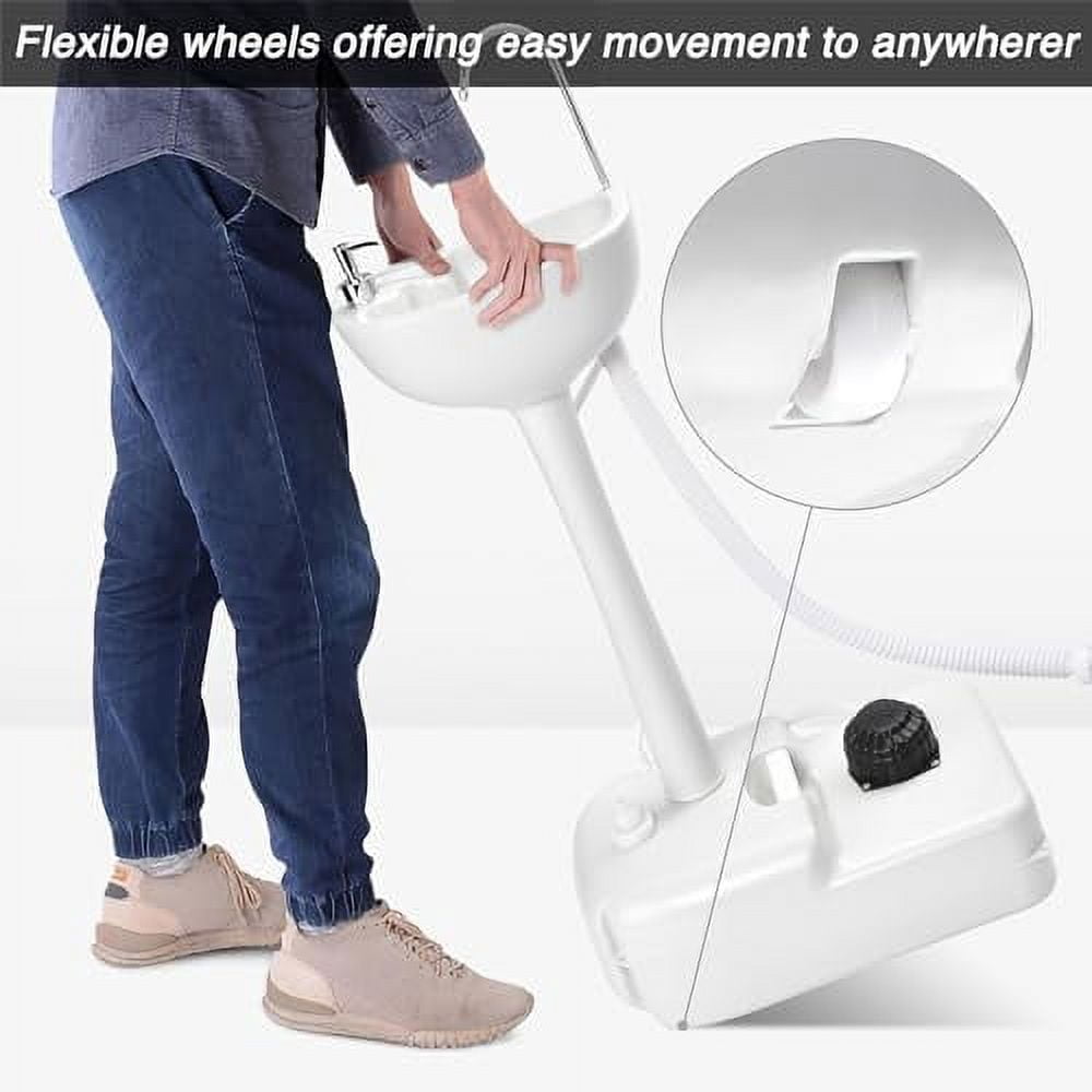 Yescom Portable Hand Wash Stand Camping Sink Water Sanitation Station ...