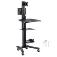 "Yescom Mobile Office Stand, Adjustable CPU & Keyboard Station, 68 ...