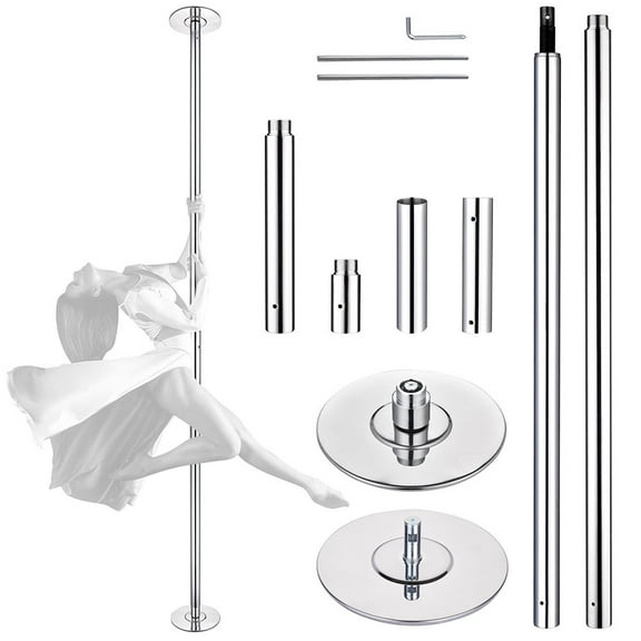 ZENSTYLE 45mm Dancing Pole Kit, Removable Spining Static Dance Pole for ...