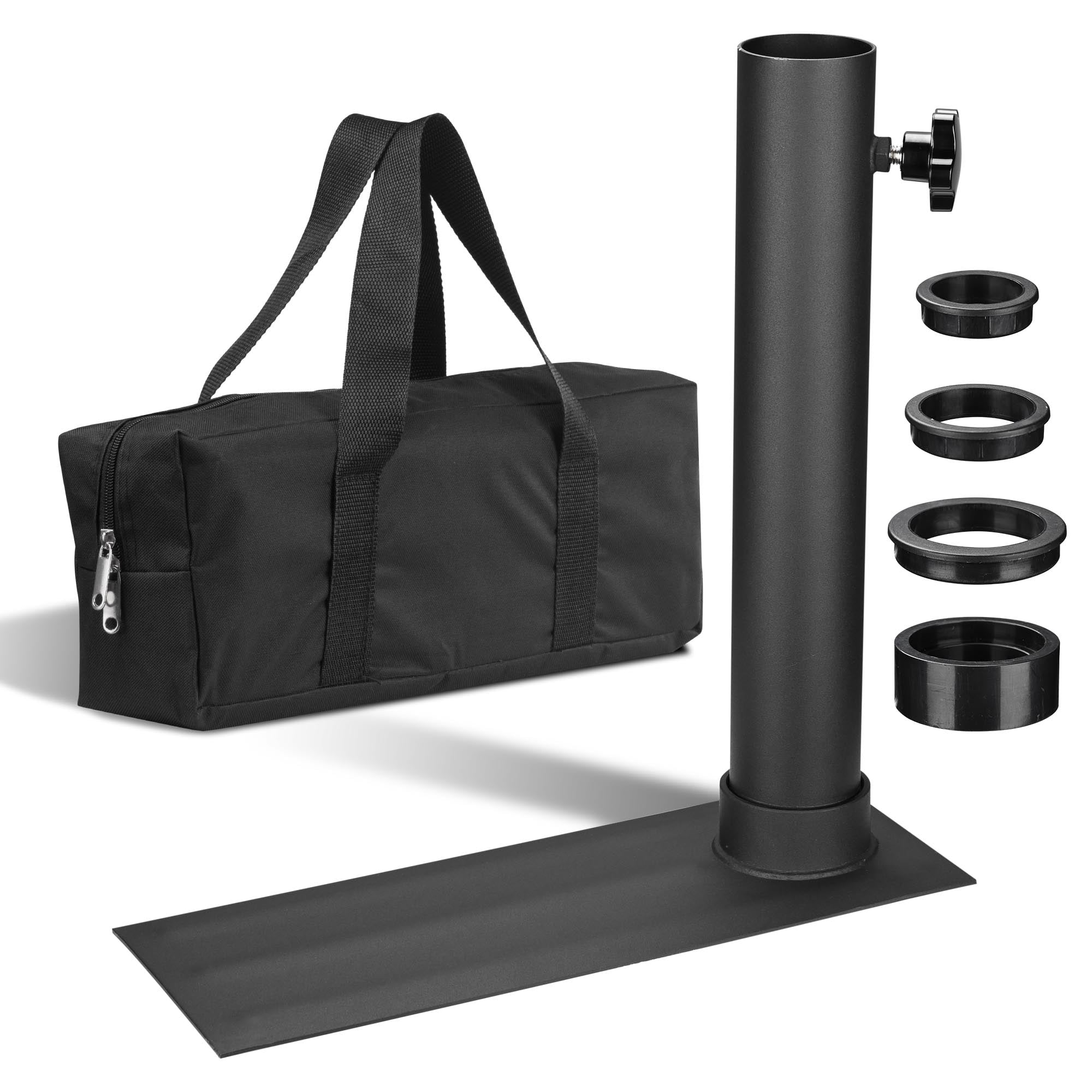 Yescom Flag Pole Tire Mount Portable Metal Tailgate Camping 20ft 25ft ...