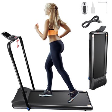 Goplus 1100W Folding Treadmill Electric Support Motorized Power Running ...