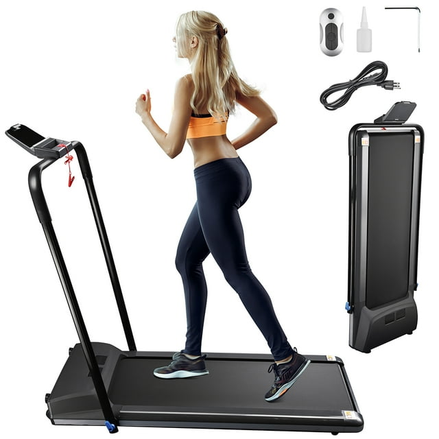 Yescom 2.25HP 2 in 1 Treadmill, Under Desk Electric Machine with ...