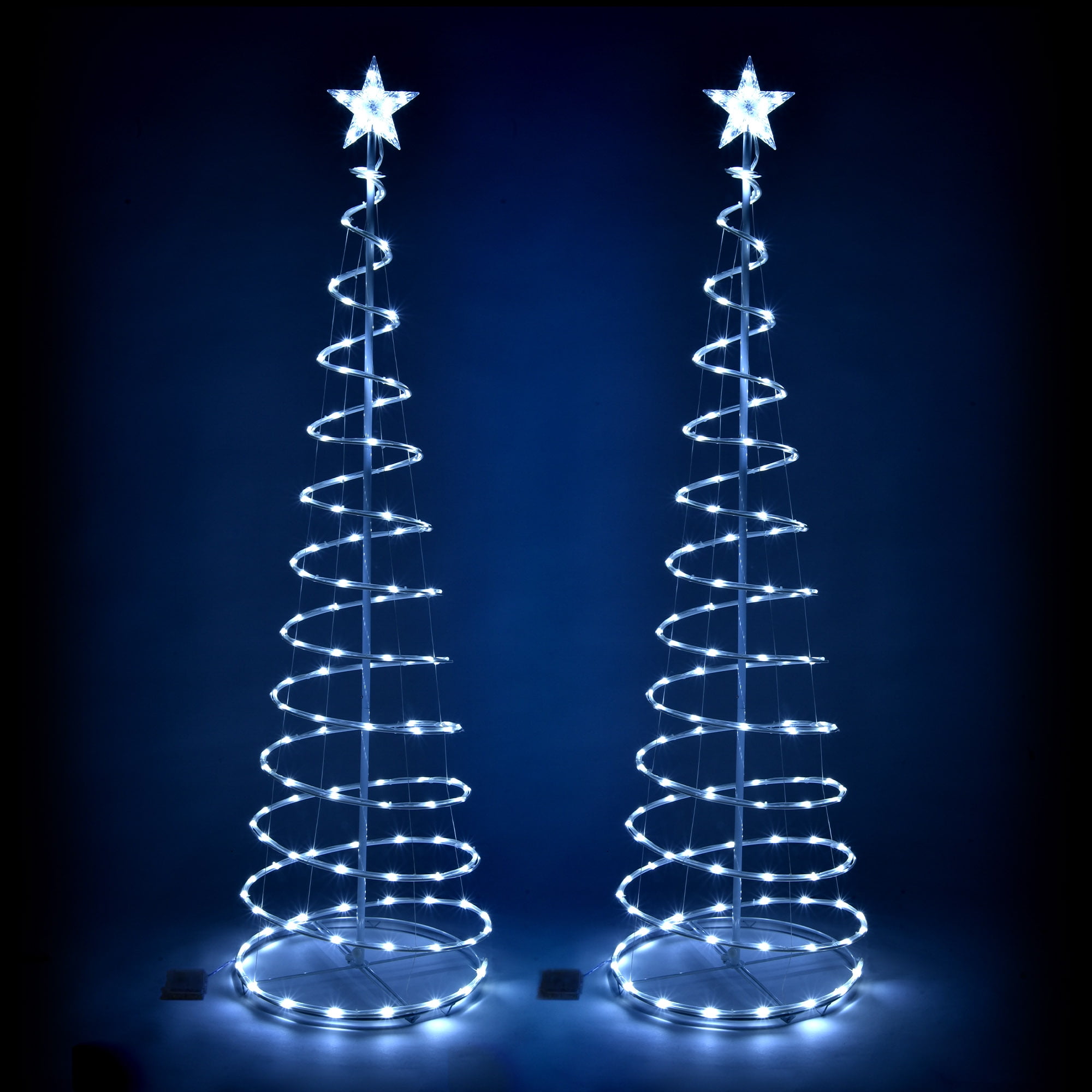 Yescom Twinkle 6Ft Spiral Christmas Tree Light 182 LED 8 Model for ...