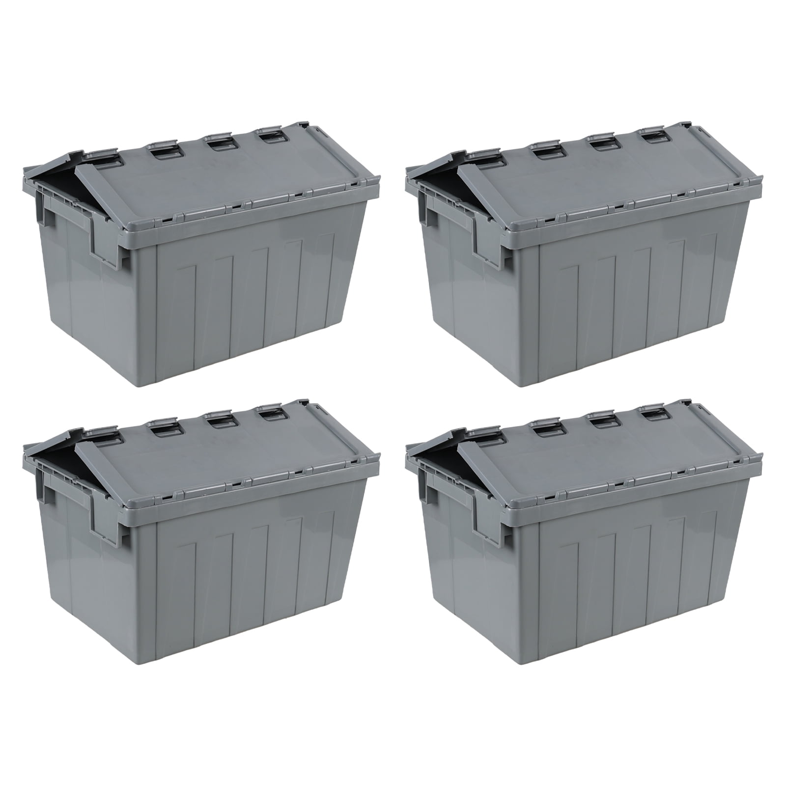 Yesdate 15 Gal Commercial Flip Top Tote, Basement Storage Container ...