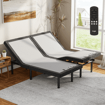 Split King Size Adjustable Bed Frame with USB Port,Head/ Foot Tilt,Remote Control,Comfort Beds ...