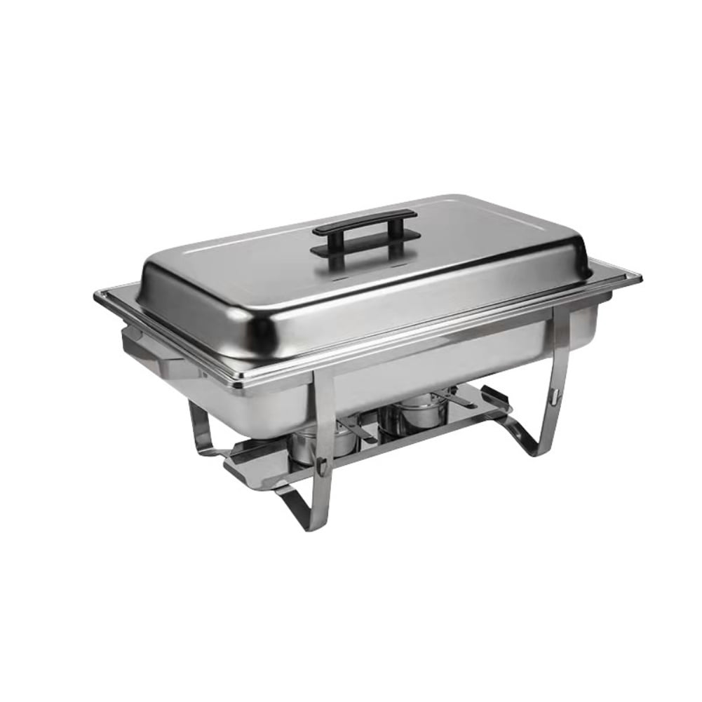 Yesfashion 2 Pack Buffet Catering Dish, Full Size Rectangular Stainless ...