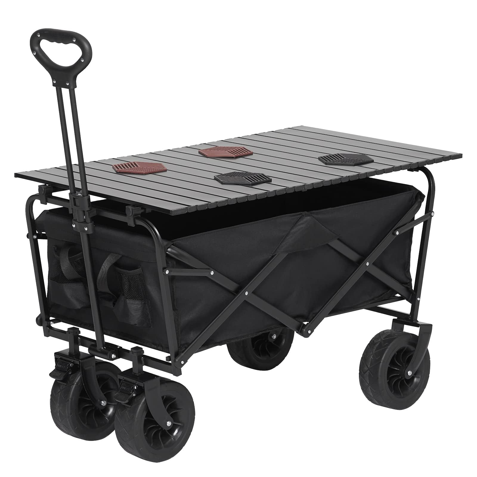 Yesfashion 4 Plate mats Camping Wagon Collapsible Folding Outdoor, Park ...