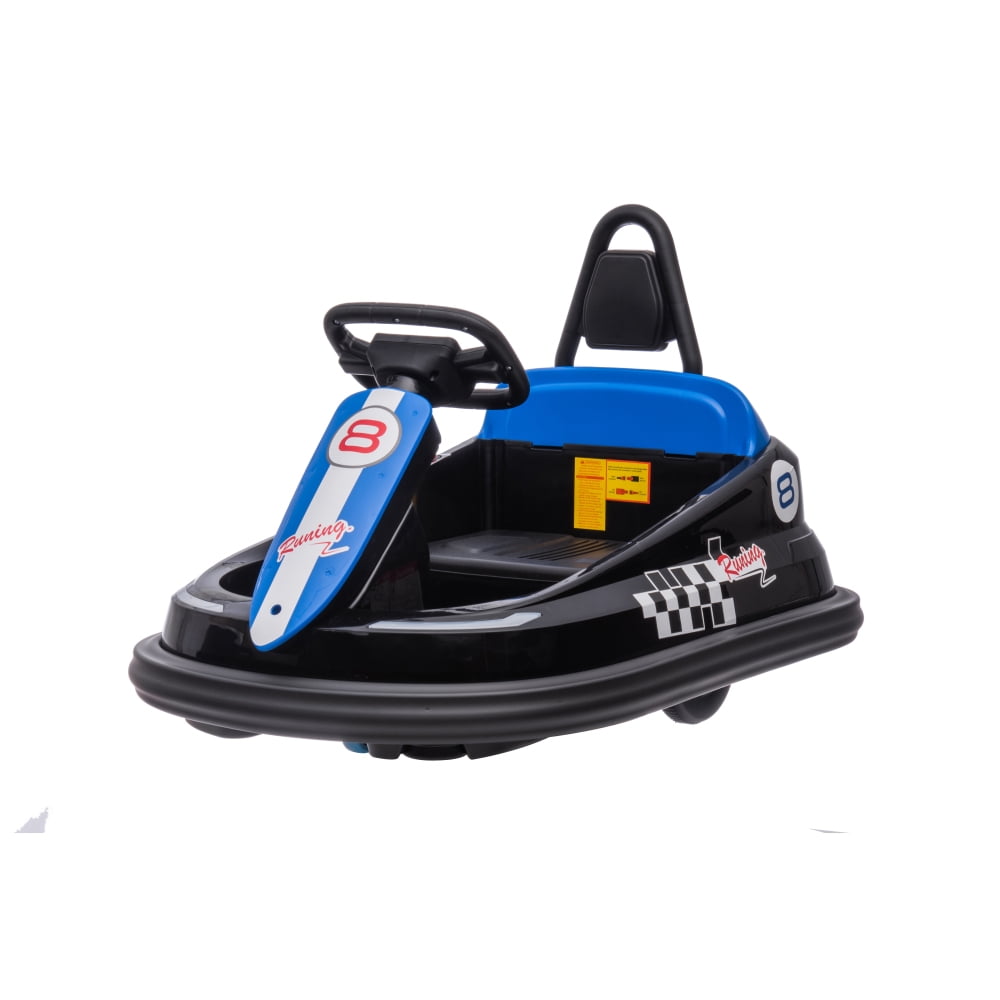 Yesfashion 6V Bumper Car for Toddlers, Electric Ride on Toys, Steering ...