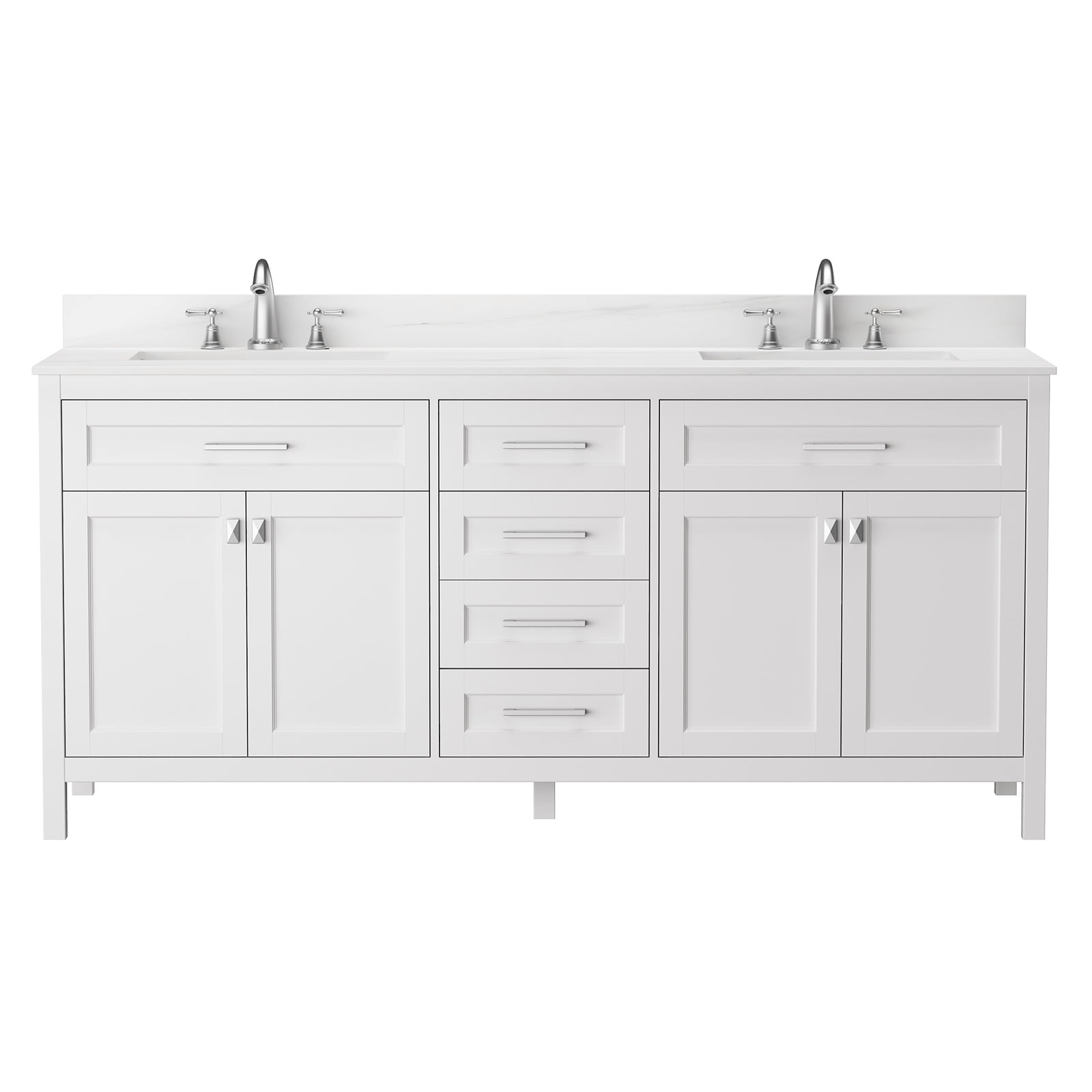 Yesfashion 72"Modern Wood Basin Vessel Undermount-Sink Set, Bathroom ...