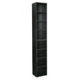 Yesfashion 8-Tier Media Tower Rack Bookcase Display Bookshelf CD DVD ...